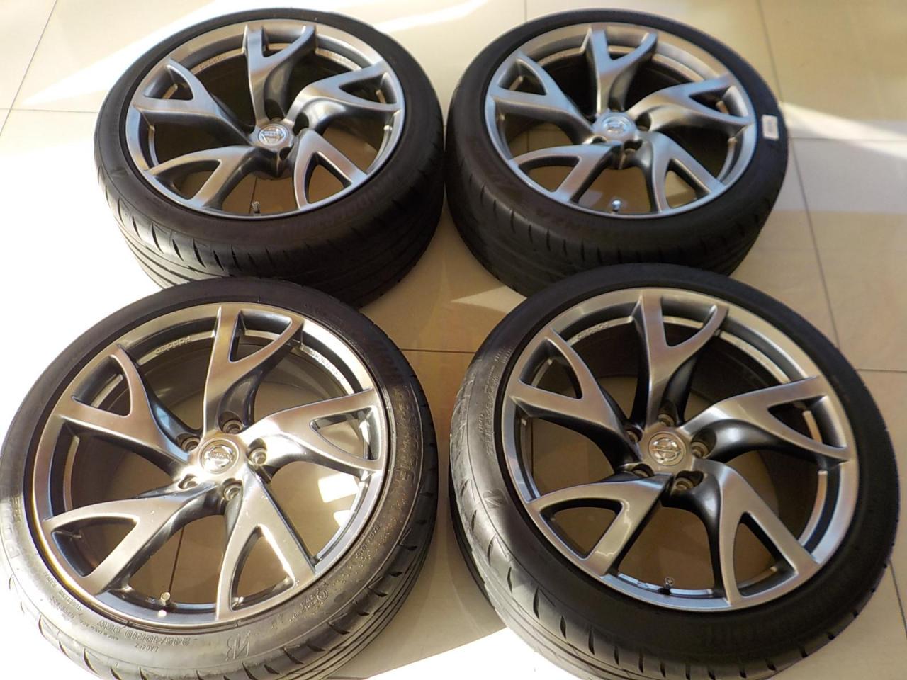 日産純正 フェアレディZ Z34 バージョンST純正+BRIDGESTONE POTENZA Adrenalin RE004 | カー用品 タイヤホイールセット 19インチタイヤホイールセット ...