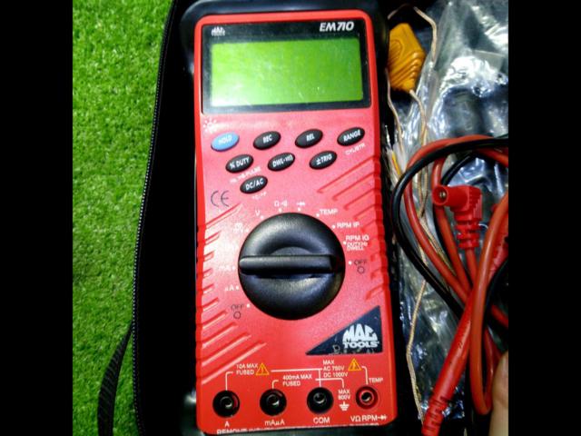 MAC TOOLS EM710 デジタルマルチメーター | 中古品 | アップガレージ 栃木大田原店 | カー用品 メンテナンス 工具を通販で購入する | 中古カー＆バイク用品の販売ならアップガレージ