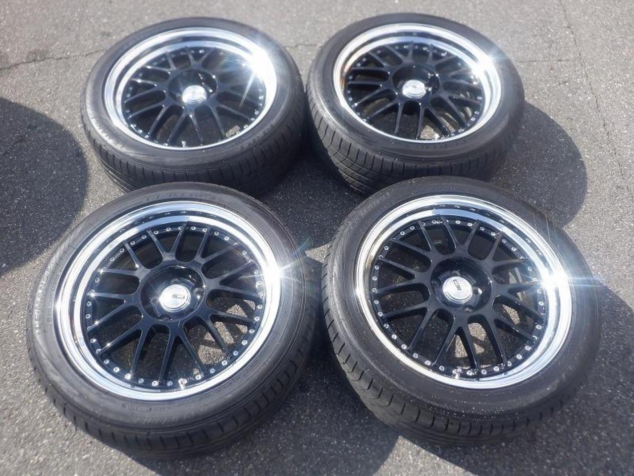 TANABE(タナベ) SSR Professor MS1 + DUNLOP LE MANS V | カー用品 タイヤホイールセット 19 ...