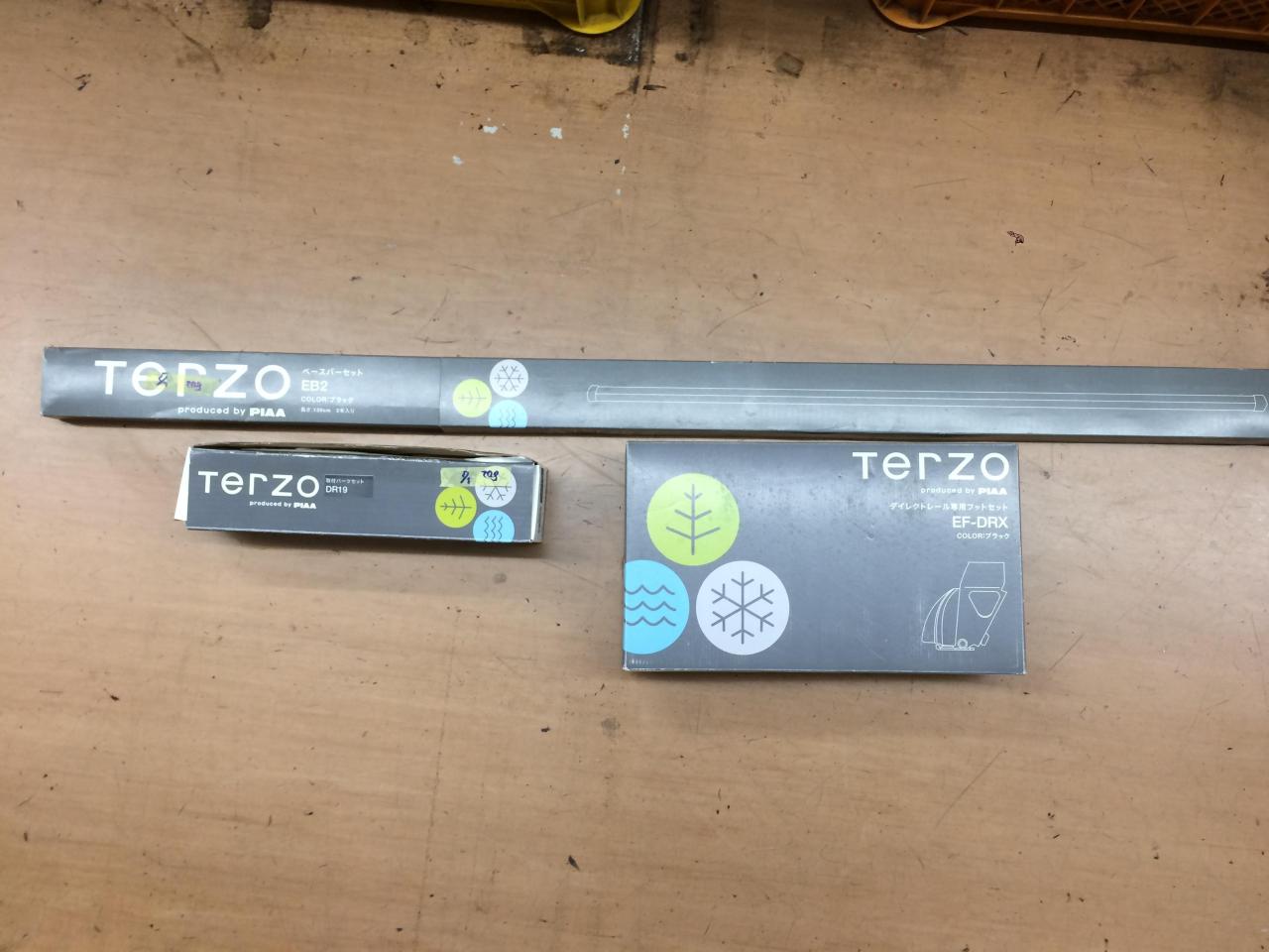 TERZO EF-DRX + DR19 + EB2 ダイレクトレール車用ベースキャリアセット | 中古品 | アップガレージ 名古屋中川店 | カー用品 キャリアを通販で購入する | 中古カー ...