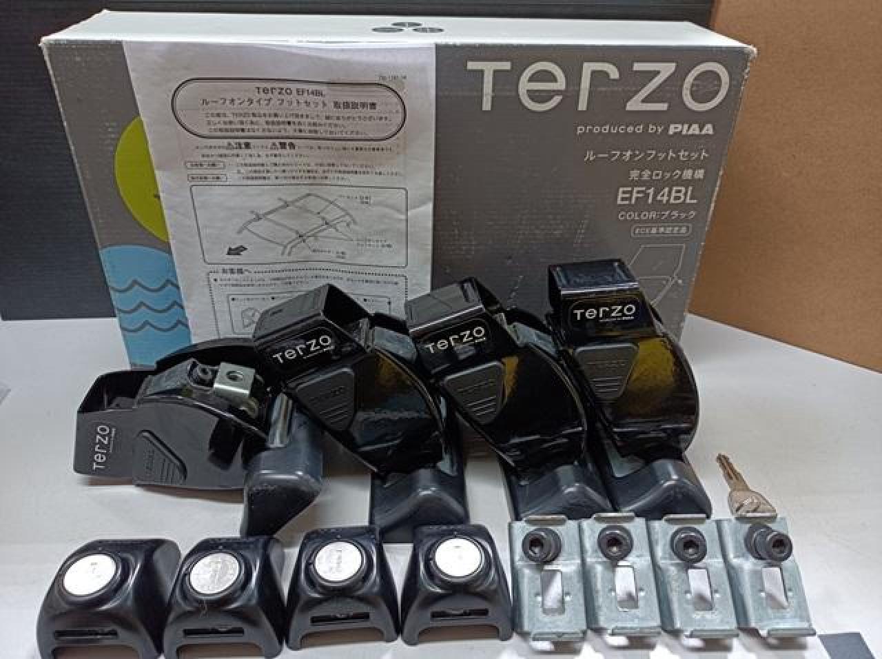 TERZO EF14BL ルーフオンフットセット | カー用品 キャリア その他キャリアを通販で購入する | 中古カー＆バイク用品の販売ならアップガレージ