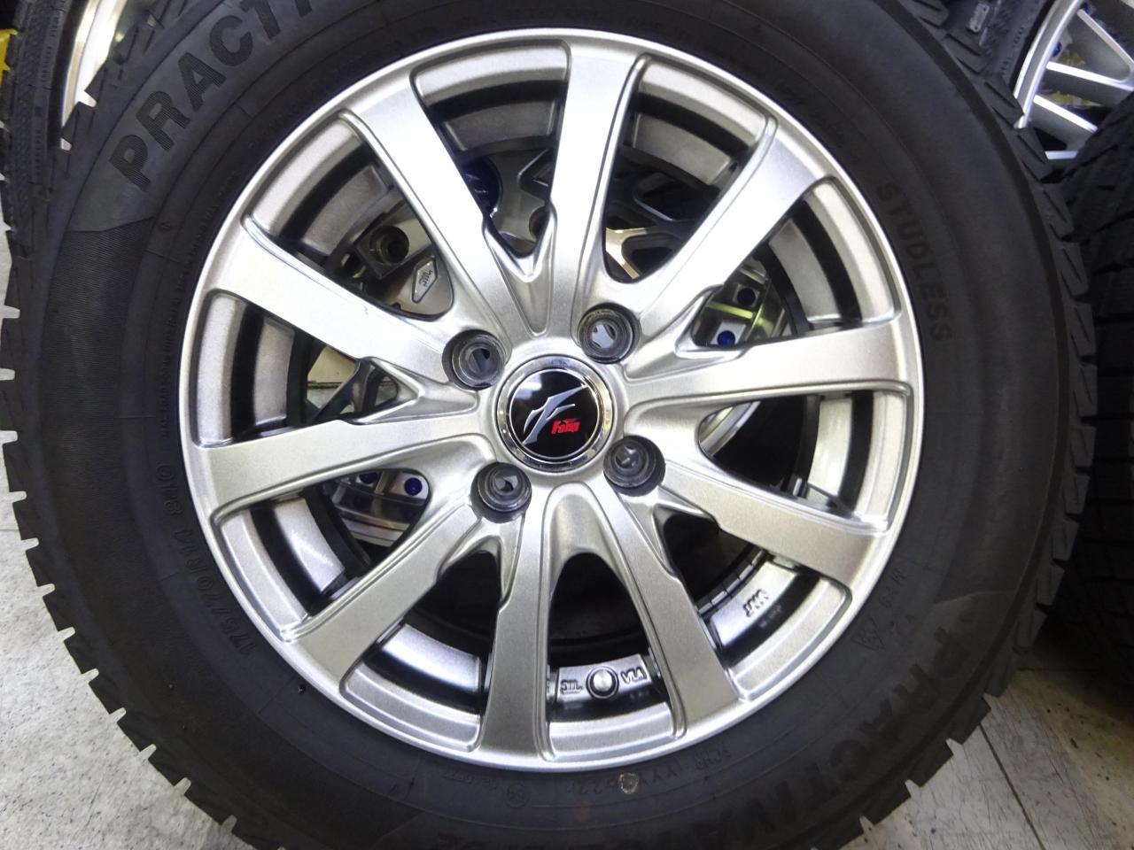 FANG 10本スポーク+Yellow Hat PRACTIVA ICE BP02 | カー用品 スタッドレスタイヤホイールセット 14インチスタッドレスタイヤホイールセットを通販で購入する ...