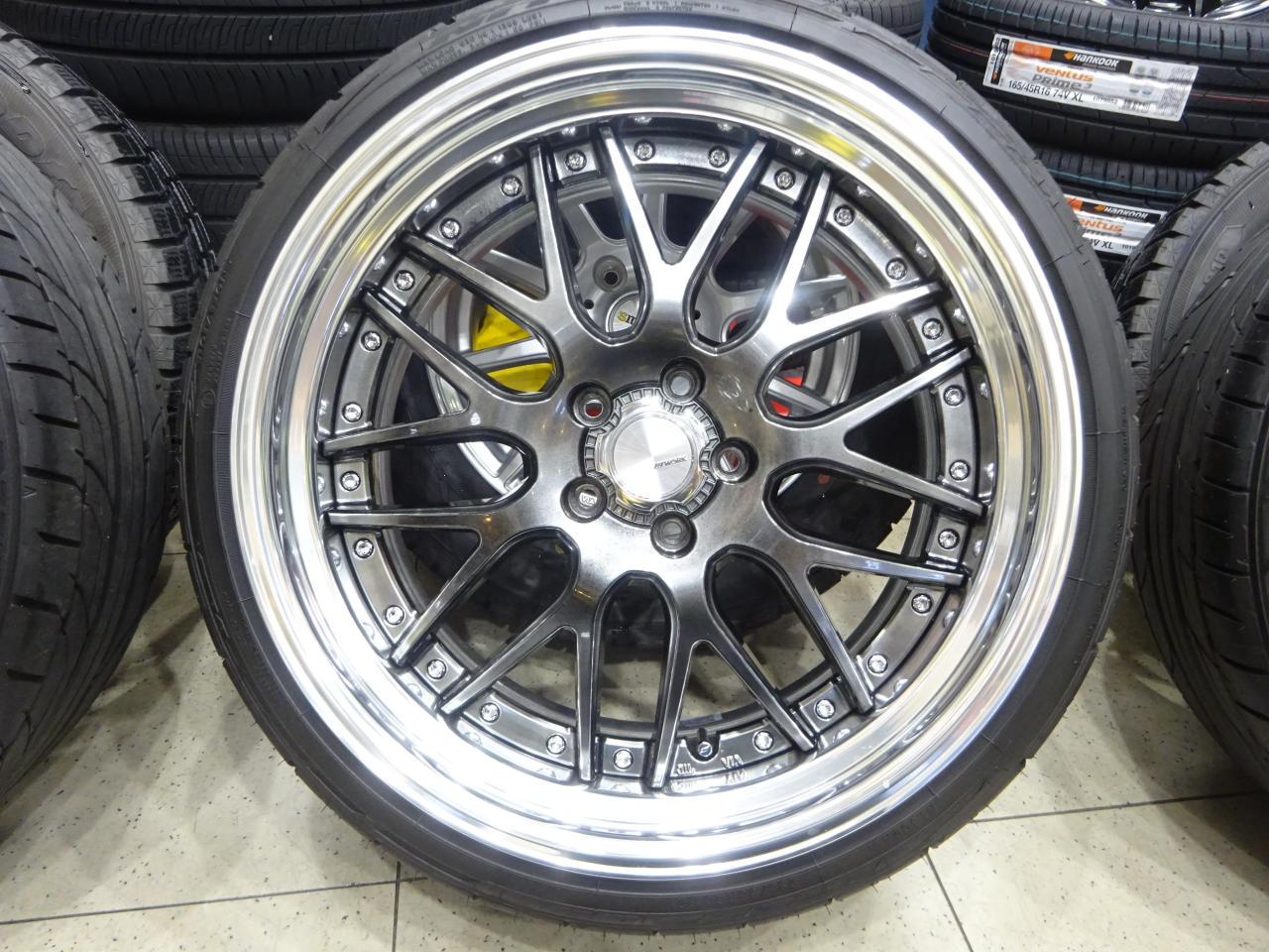 WORK LANVEC LM1 + NITTO NT555 G2 | カー用品 タイヤホイールセット 20インチタイヤホイールセットを通販で購入する | 中古カー＆バイク用品の販売ならアップガレージ