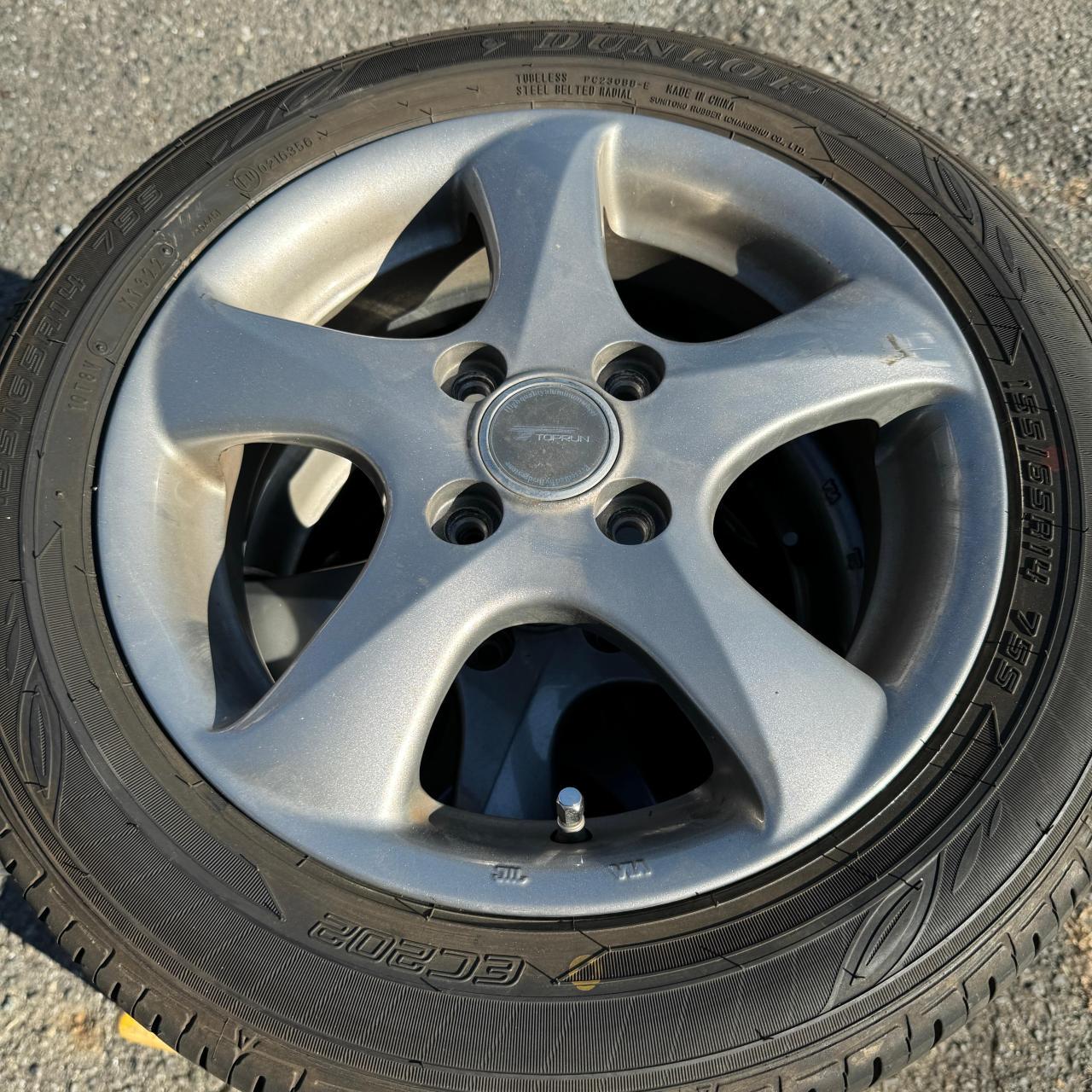 【軽14/履き替え☆セール】 BRIDGESTONE(ブリヂストン) TOPRUN(トップラン) + DUNLOP(ダンロップ) ENASAVE(エナセーブ) EC202 | カー用品 タイヤ ...