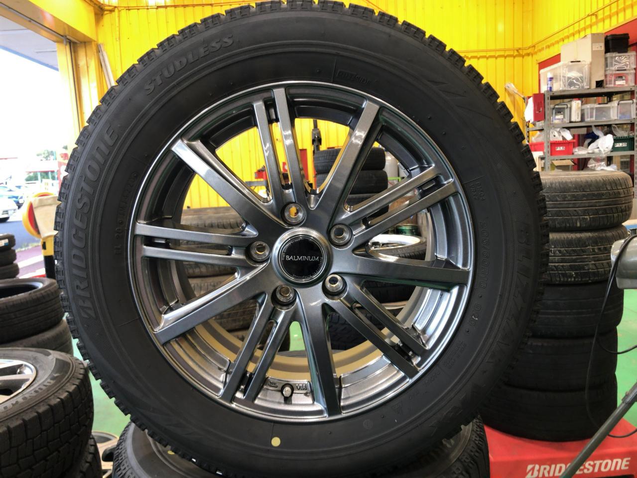 BRIDGESTONE BALMINUM BR10 + BRIDGESTONE BLIZZAK VRX | 中古品 | アップガレージ 千葉 ...