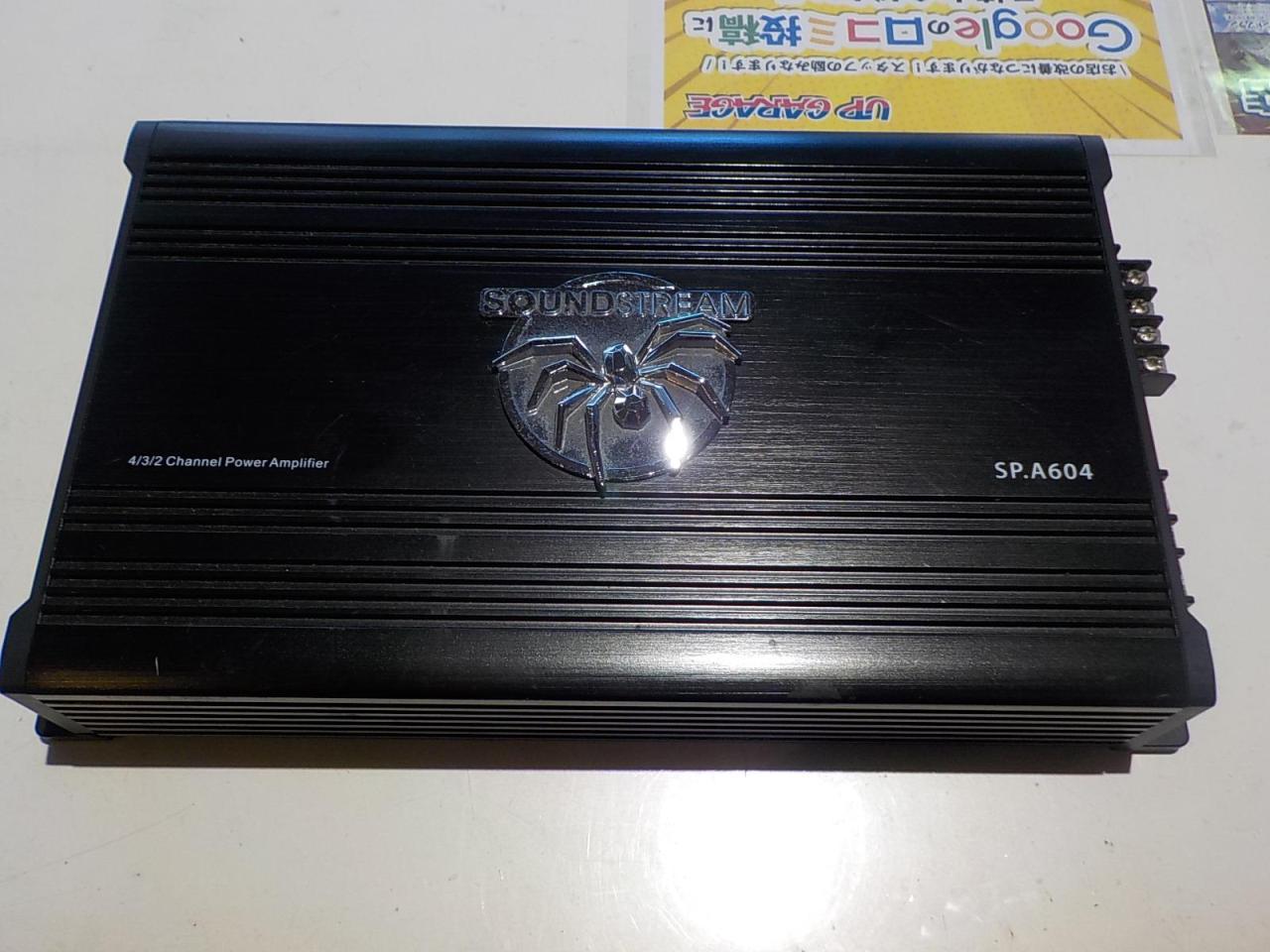 【在庫処分特価!】Soundstream SPシリーズ SP.A604 4chパワーアンプ | 中古品 | アップガレージ 加古川店 | カー ...