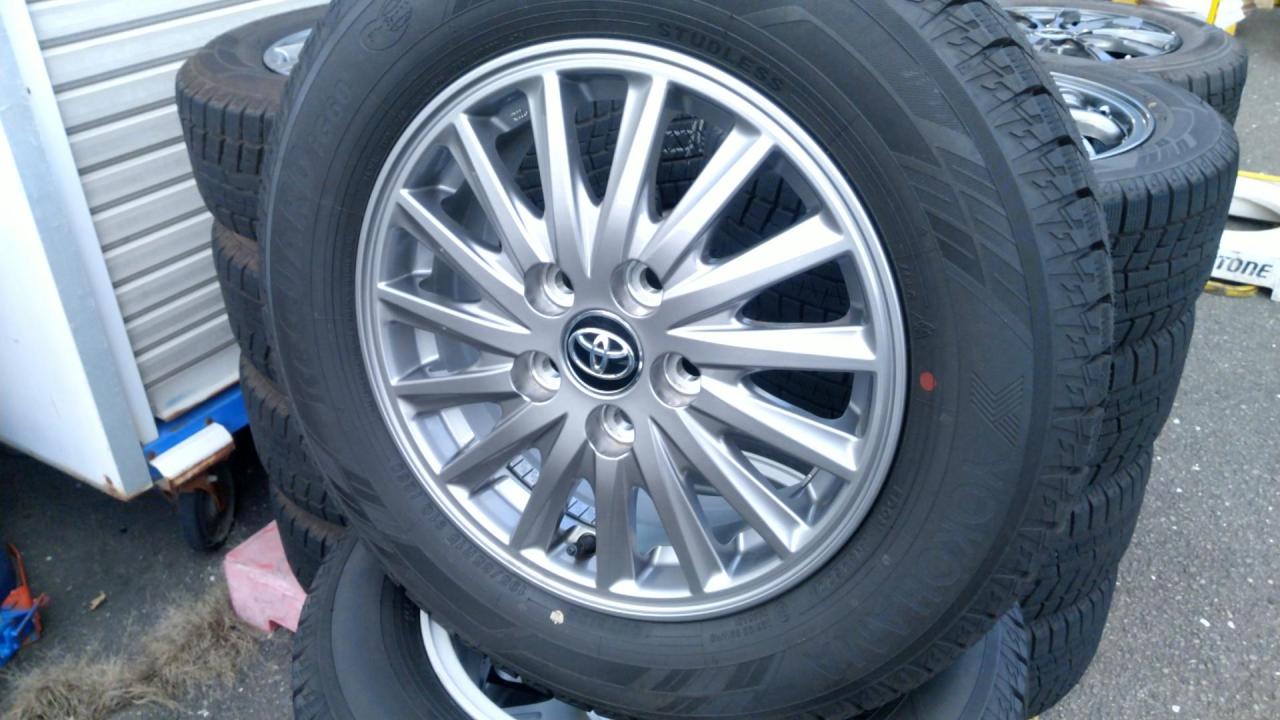 TOYOTA エスクァイア純正ホイール+YOKOHAMA iceGUARD iG60×3 iG70×1 | カー用品 スタッドレスタイヤホイールセット 15インチスタッドレスタイヤホイール ...