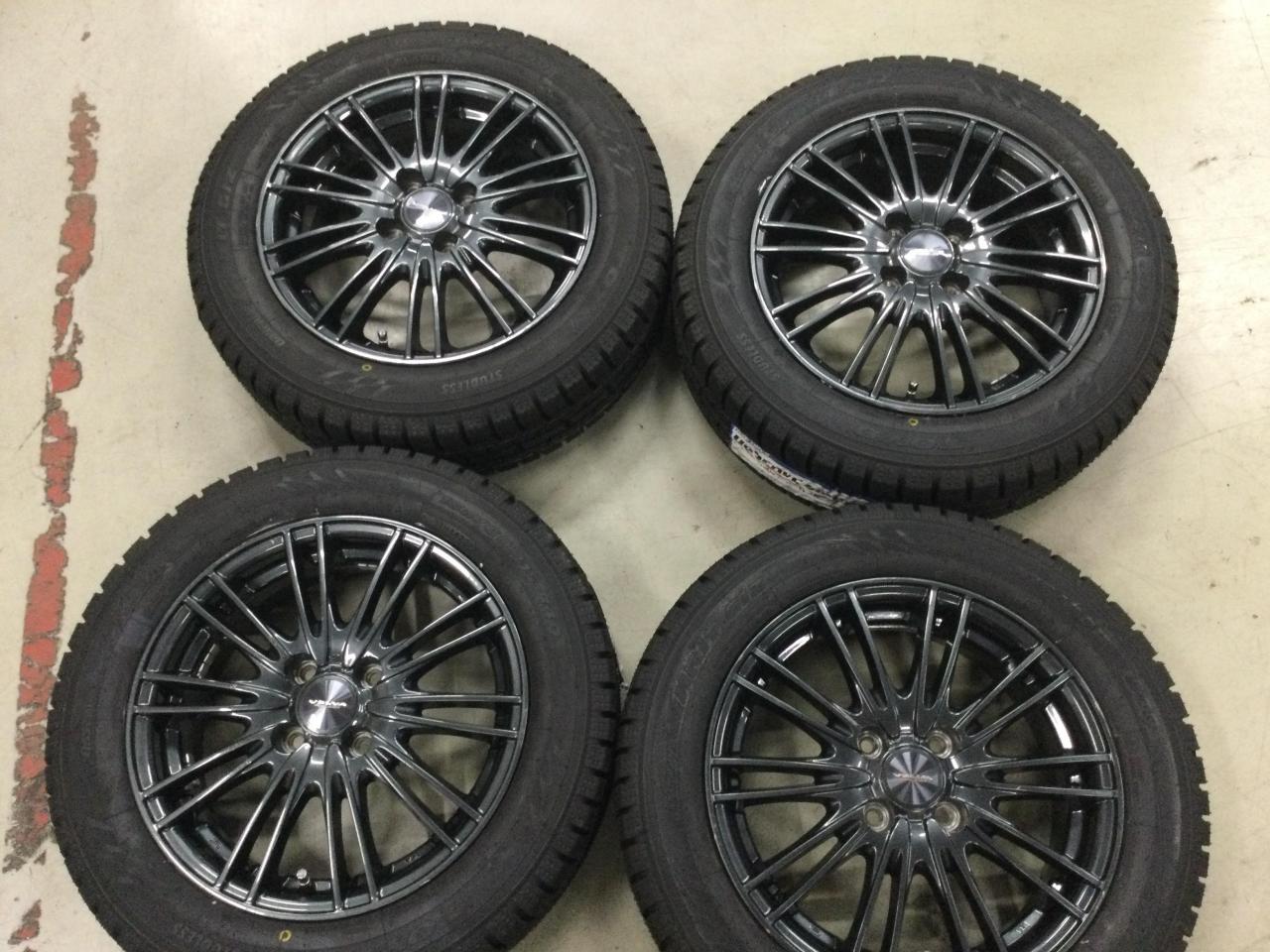 weds(ウェッズ) VELVA(ヴェルヴァ) AGUDO + TOYO(トーヨー) OBSERVE GARIT GIZ | カー用品 スタッドレスタイヤホイールセット 15インチスタッドレス ...