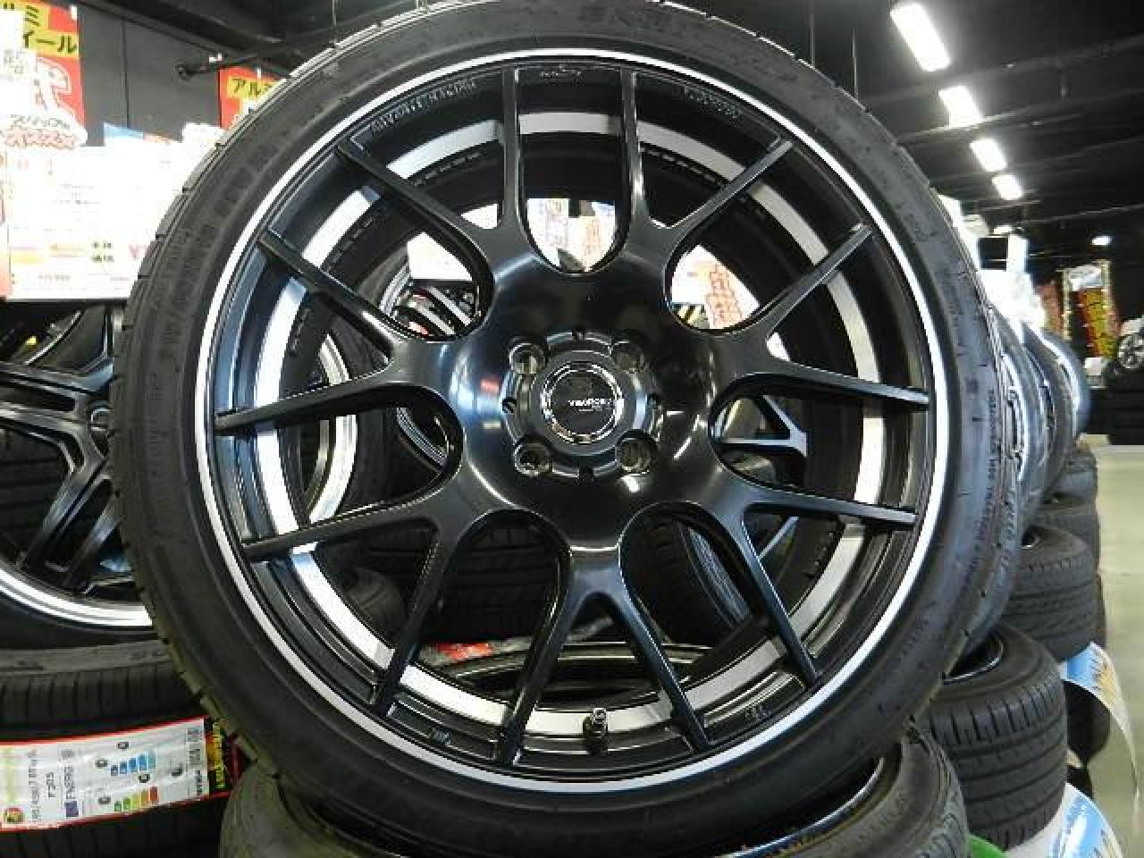 Advanti(アドヴァンティレーシング) VIGOROSO N765 + 【タイヤ】Fr:ENRI U08 + R:GOODYEAR ...