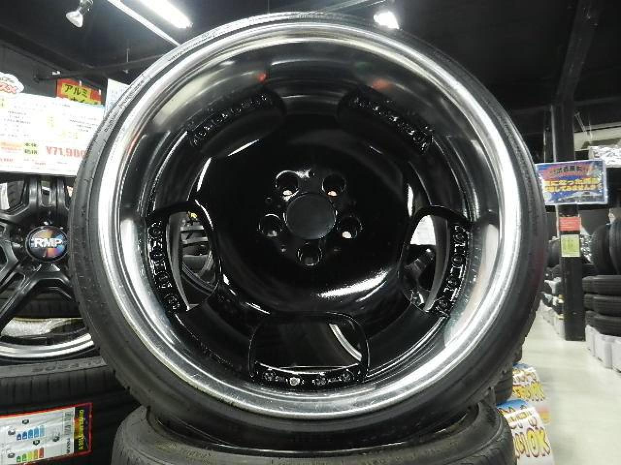 WORK(ワーク) RYVER DT3-EVO + 【タイヤ】APTANY(アプタニー) SPORT macro RA301 ★希少な深リム ...