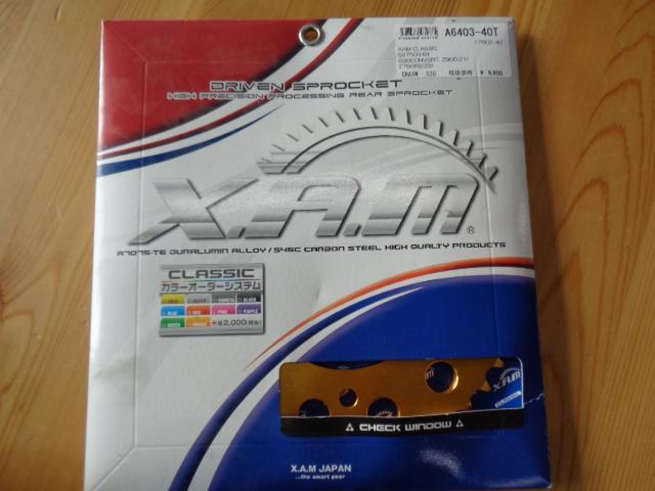 XAM JAPAN(ザムジャパン) A6403-40 スプロケット(クラシック) 530-40T Z1 Z2 750SS マッハIV (H2 ...