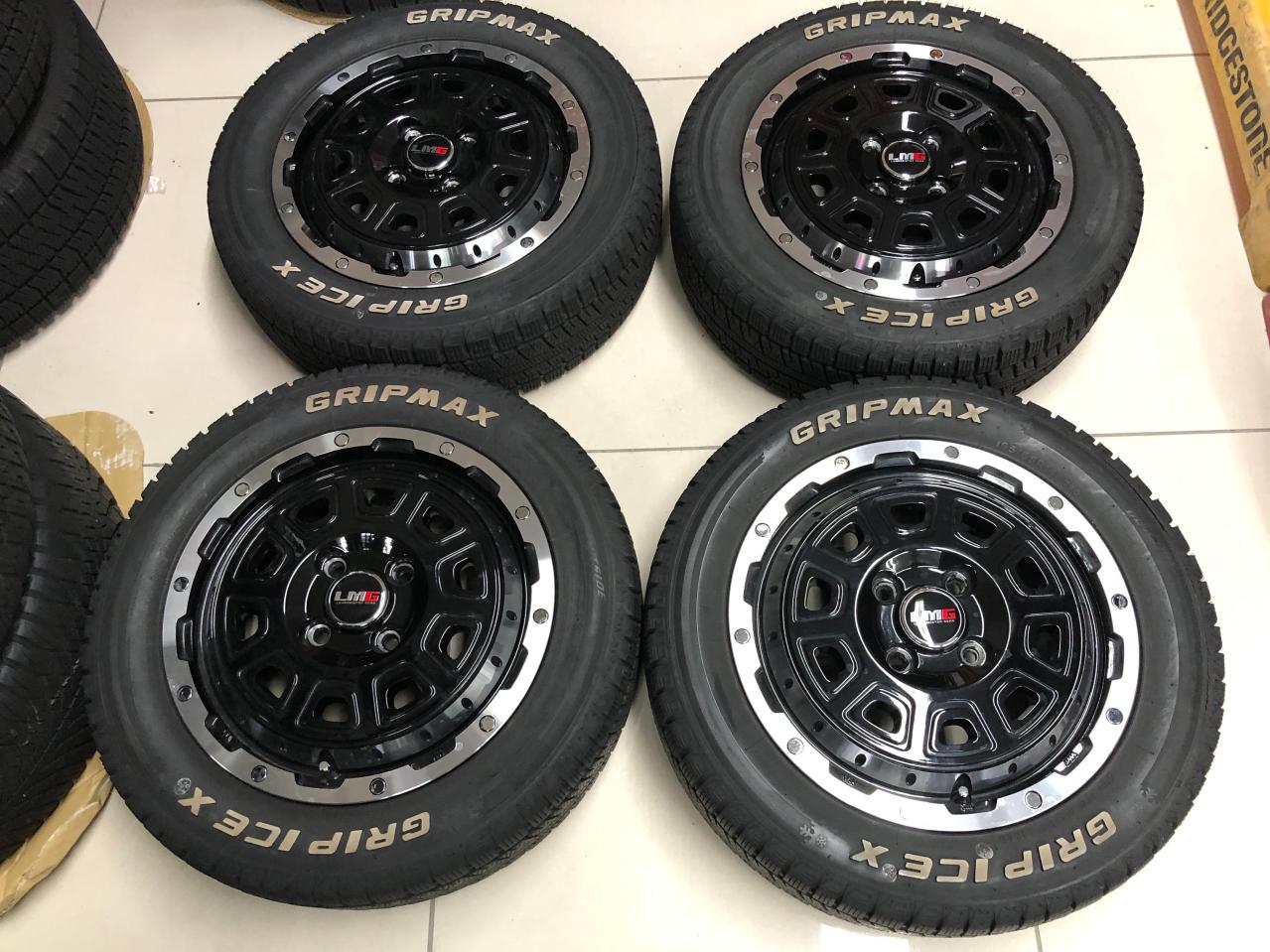 ★早めの冬準備に♪☆Lehrmeister(レアマイスター)LMG DS-10+GRIP ICE X 【ソリオ】 | カー用品 スタッドレスタイヤホイールセット 14インチスタッドレスタイヤ ...