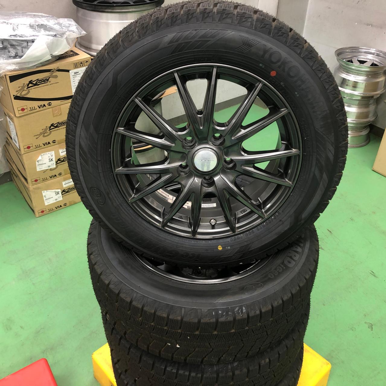 【バリ溝高年式スタッドレスタイヤ!】weds VELVA SPORT+YOKOHAMA iceGUARD iG60 | カー用品 スタッドレス ...