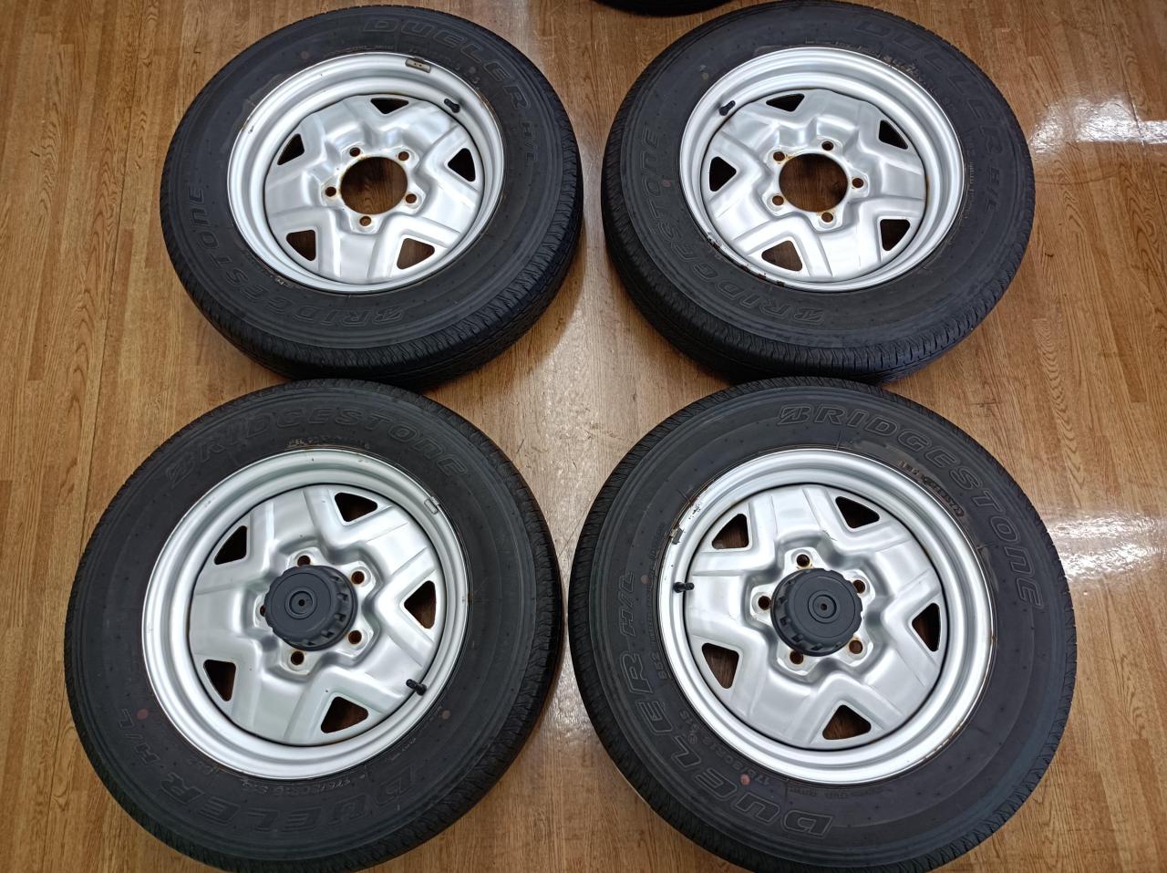 スズキ純正 ジムニー純正スチールホイール + BRIDGESTONE DUELER H/L852 | カー用品 タイヤホイールセット 16 ...