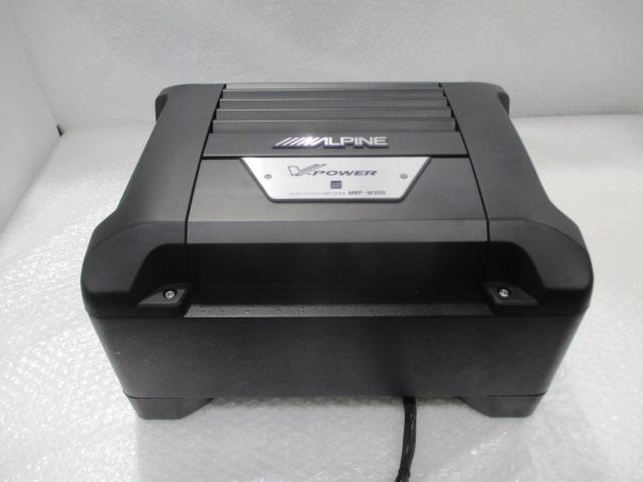 ALPINE(アルパイン) MRP-M350 + SWD-2000 V-POWER 【定格:200W MAX:350W】 ☆2003年モデル☆ ...