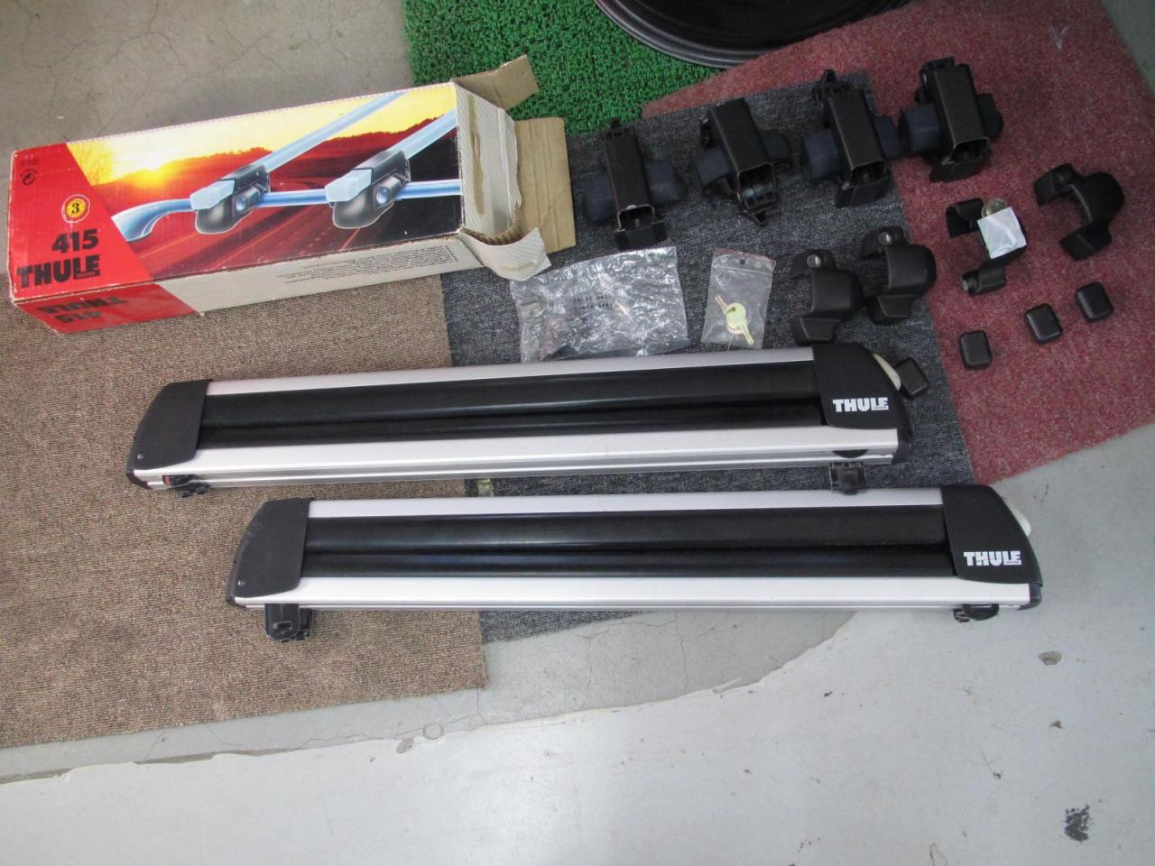 THULE 415 + THULE 727 + スクエアーバーセット | 中古品 | アップガレージ 長野店 | カー用品 キャリアを通販で購入する | 中古カー＆バイク用品の販売ならアップガレージ