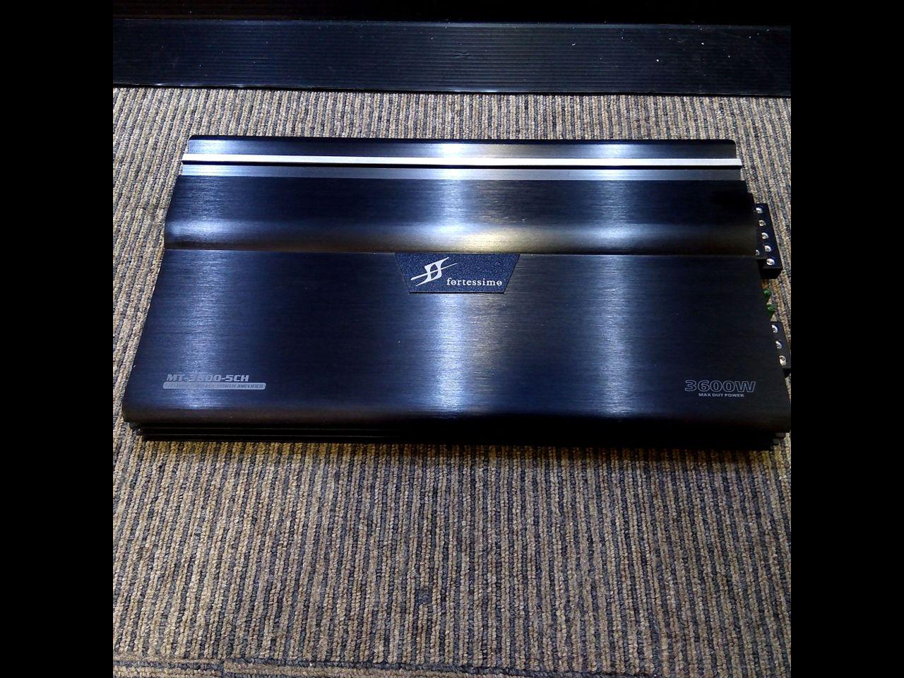 【fortessimo 】5CHパワーアンプ MT-3600-5CH | カー用品 アンプを通販で購入する | 中古カー＆バイク用品の販売なら ...