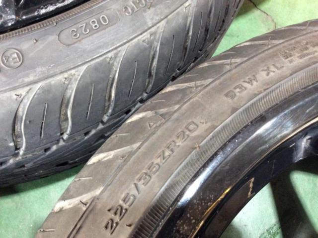 FLEX DELF 01 + HAIDA 225/35R20 | カー用品 タイヤホイールセット 20インチタイヤホイールセットを通販で購入する | 中古カー＆バイク用品の販売ならアップガレージ