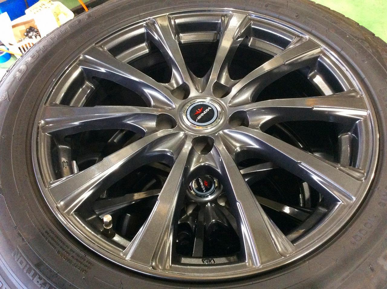 【DUNLOP(ダンロップ)】AIRNOVA SB10+【DUNLOP】WINTERMAXX SJ8+ 225/60R18 | カー用品 スタッドレスタイヤホイールセット 18インチ ...