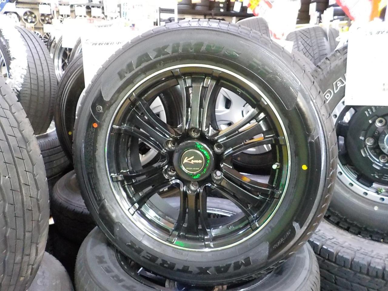 【値下げしました】【新品タイヤ付】5ZIGEN(ゴジゲン) KOMA(コマシリーズ) BLACK-MAN+ MAXTREK MAXIMUS ...