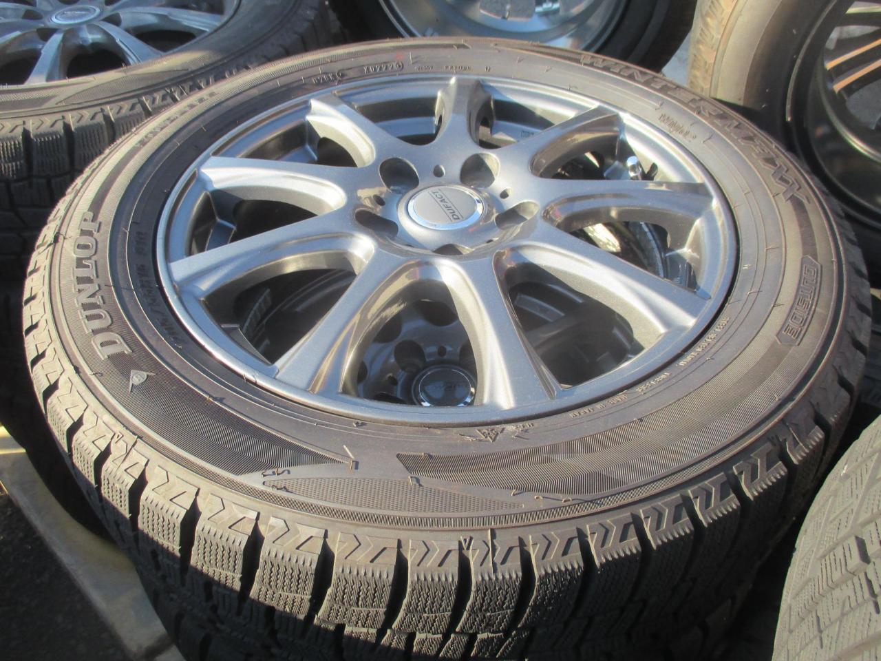 DUNLOP(ダンロップ)DUFACT DS9 + DUNLOP WINTER MAXX WM02 | カー用品 スタッドレスタイヤホイールセット 16インチスタッドレスタイヤホイールセットを ...