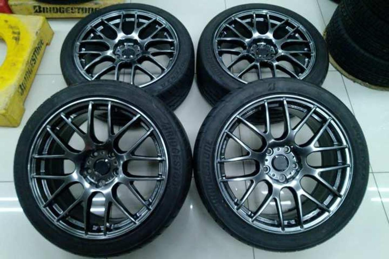 ★プライスダウン♪★WORK(ワーク) EMOTION M8R + BRIDGESTONE Adrenalin RE004【WRX STI ...