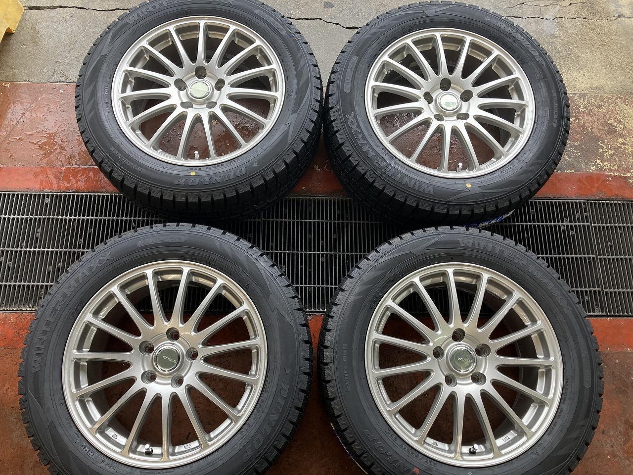 BRIDGESTONE(ﾌﾞﾘﾁﾞｽﾄﾝ) ECO FORME(エコフォルム) SE-12 (15SPOKE) + DUNLOP(ﾀﾞﾝﾛｯﾌﾟ) WINTERMAXX WM02 | カー用品 ...