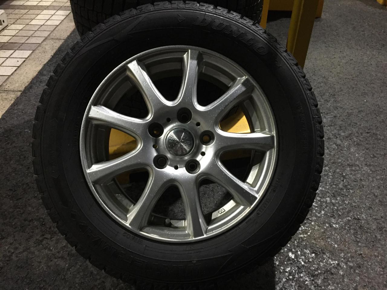 DUNLOP DUFACT DS9+DUNLOP WINTERMAXX WM02 | カー用品 スタッドレスタイヤホイールセット 15インチスタッドレスタイヤホイールセットを通販で購入する ...