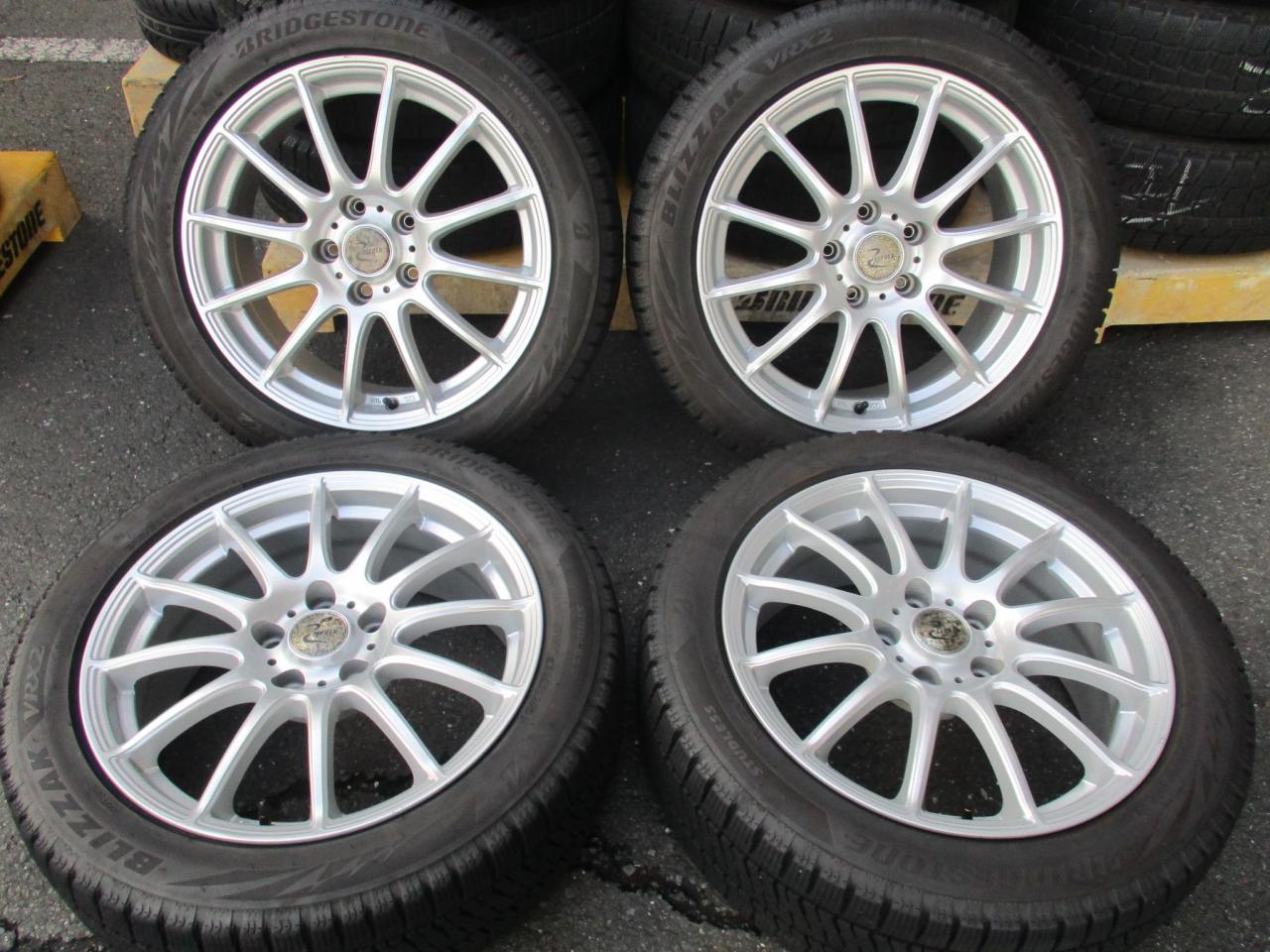 BEST ZEPHYR SR12 + BRIDGESTONE BLIZZAK VRX2 | カー用品 スタッドレスタイヤホイールセット 17 ...