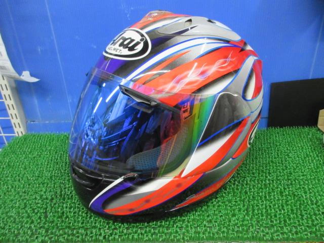Arai(アライ) RX-7 RR3 芳賀 レプリカ Lサイズ | バイク用品 ヘルメット フルフェイス(二輪)を通販で購入する | 中古カー ...