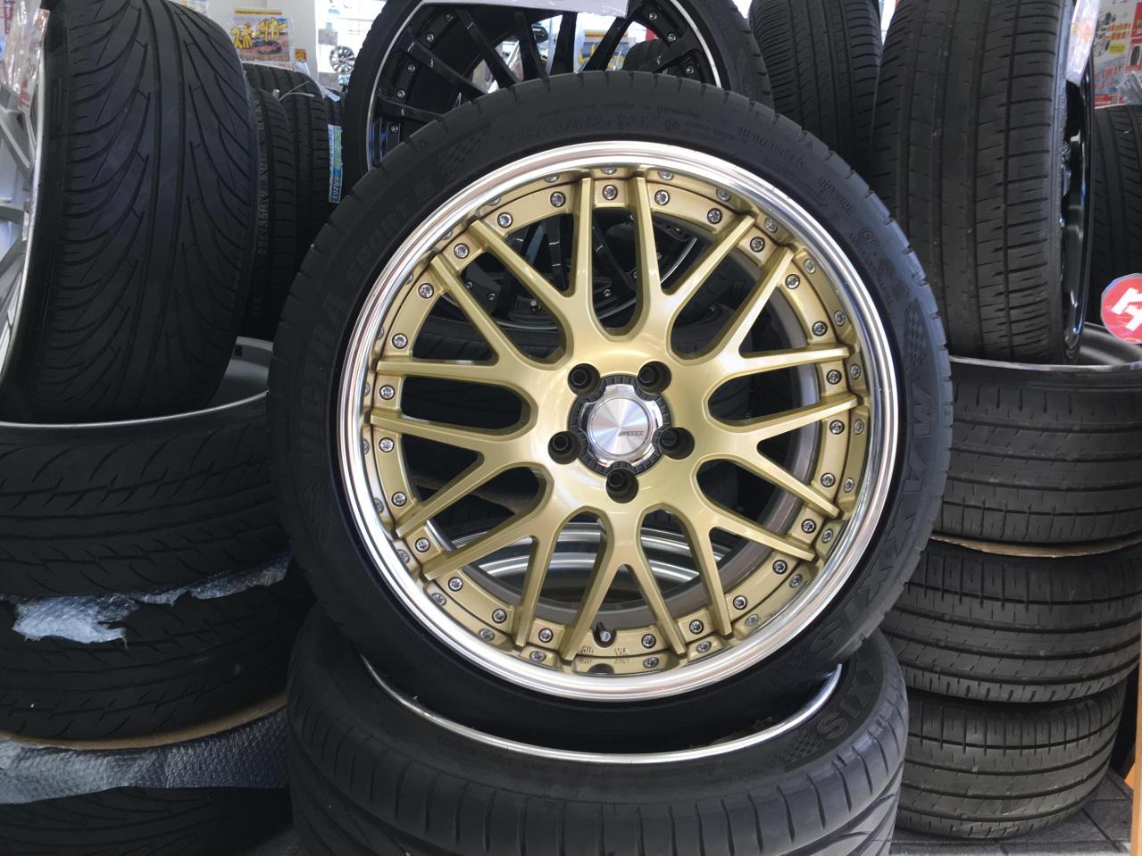WORK Lanvec LM1 + MAXXIS VICTRA SPORT 5 | カー用品 タイヤホイールセット 19インチタイヤホイールセットを通販で購入する | 中古カー＆バイク用品の ...
