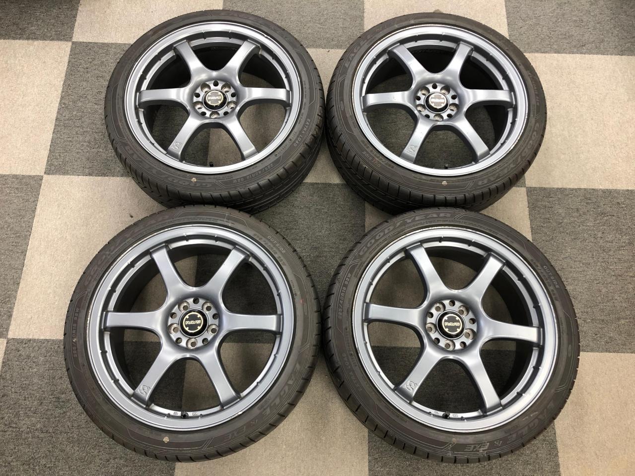 RAYS GRAM LIGHTS 57MAXIMUM + GOODYEAR EAGLE LS EXE | カー用品 タイヤホイールセット 18 ...