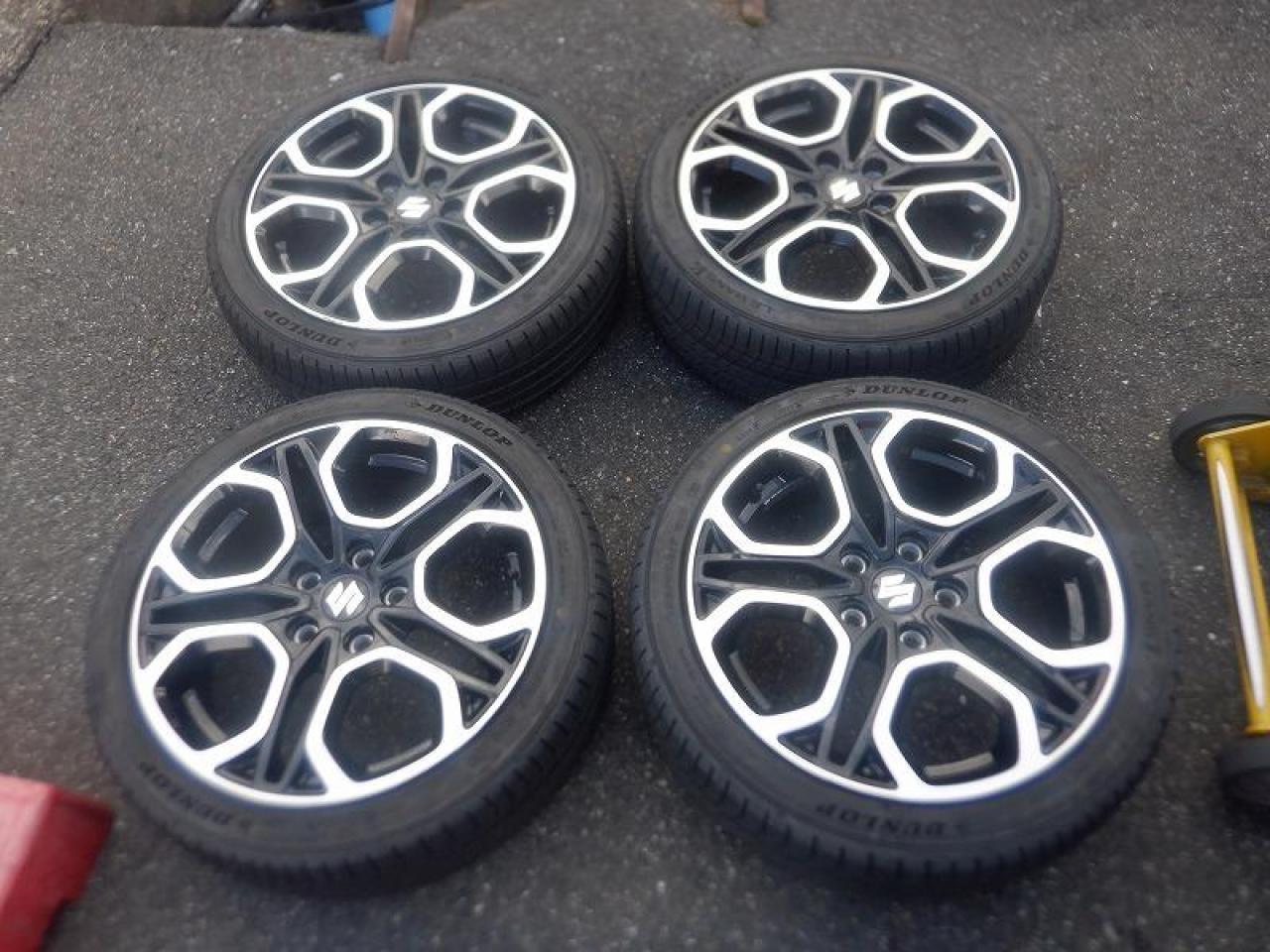 2スズキ純正(SUZUKI) スイフトスポーツ ZC33S 純正ホイール + DUNLOP(ダンロップ) 【2本セット】DUNLOP LE ...