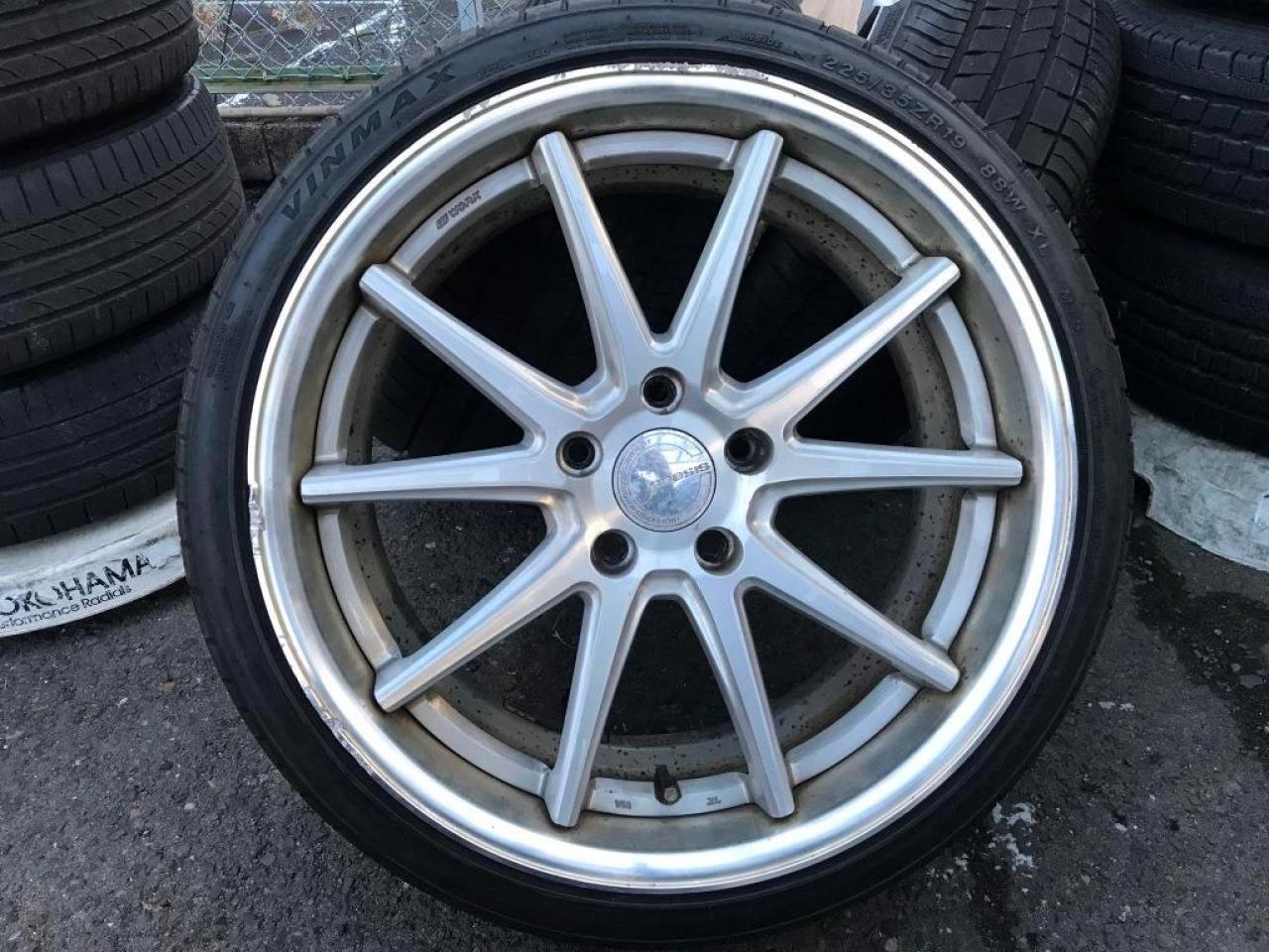 WORK GNOSIS CV201 ・ VINMAX 4/4 | カー用品 タイヤホイールセット 19インチタイヤホイールセットを通販で購入 ...