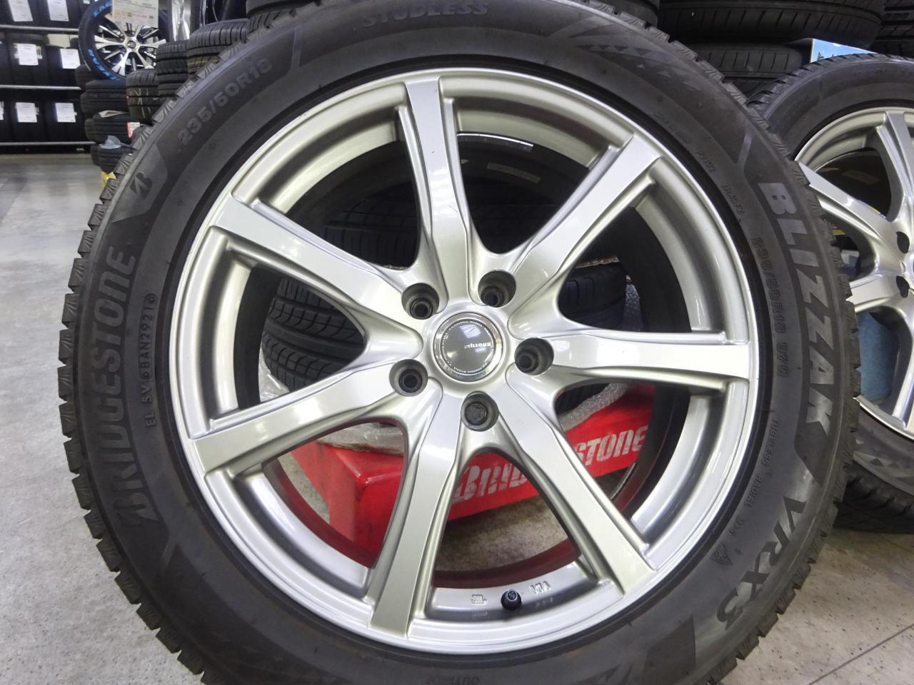 YFC Millous Ki + BRIDGESTONE BLIZZAK VRX3 | カー用品 スタッドレスタイヤホイールセット 18インチスタッドレスタイヤホイールセットを通販で購入する ...