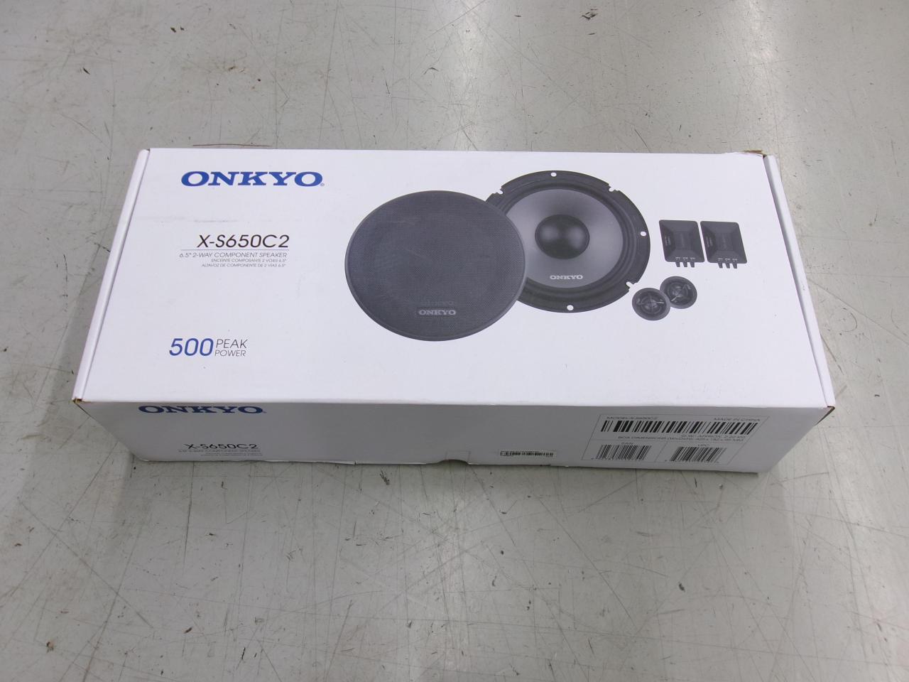 ONKYO X-S650C2 | 新古品 | アップガレージ 熊本店 | カー用品 スピーカー 埋め込みスピーカーを通販で購入する | 中古カー＆バイク用品の販売ならアップガレージ