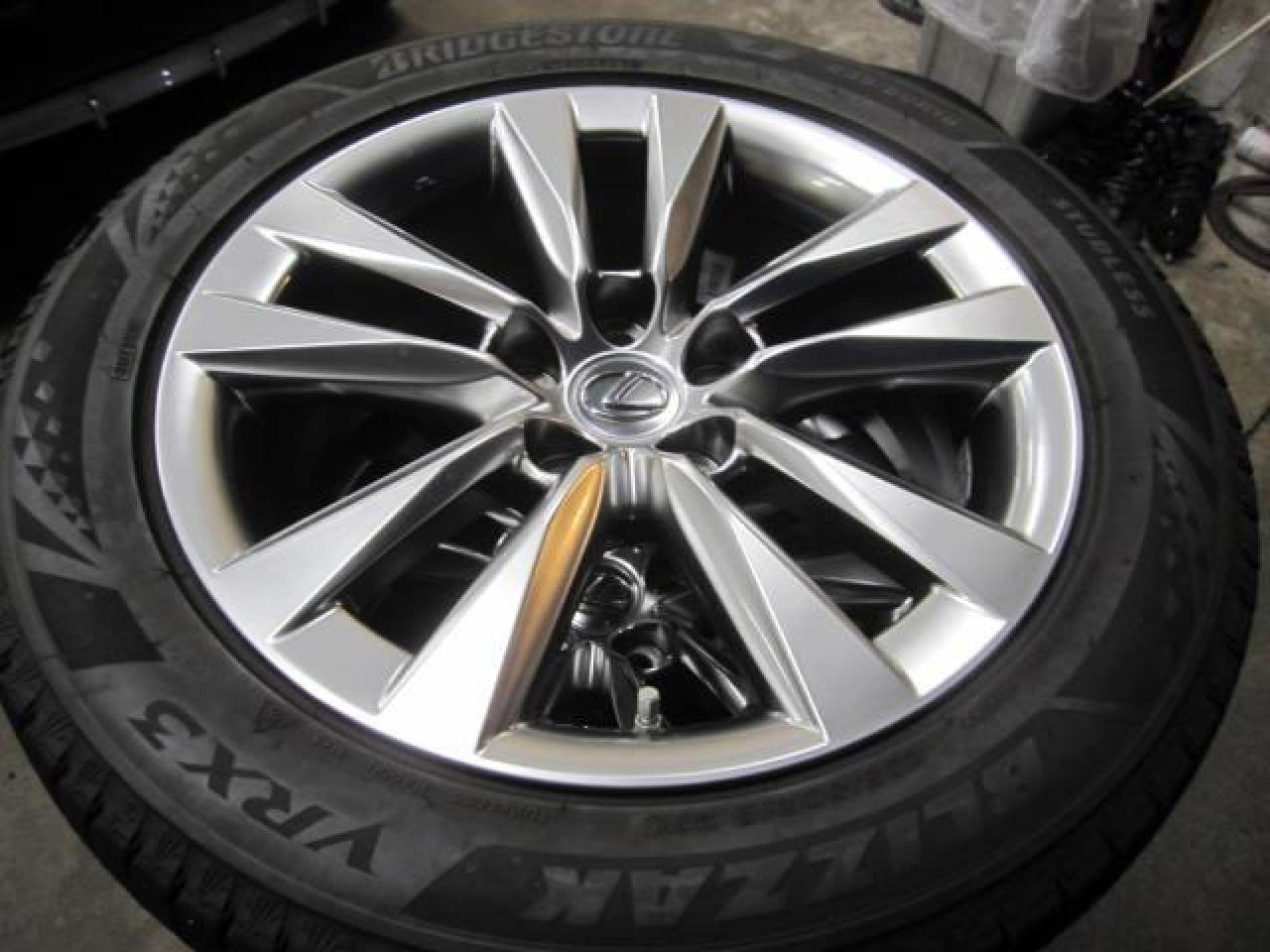 LEXUS LS600 後期純正ホイール+BRIDGESTONE BLIZZAK VRX3 235/50R18 97Q | カー用品 ...