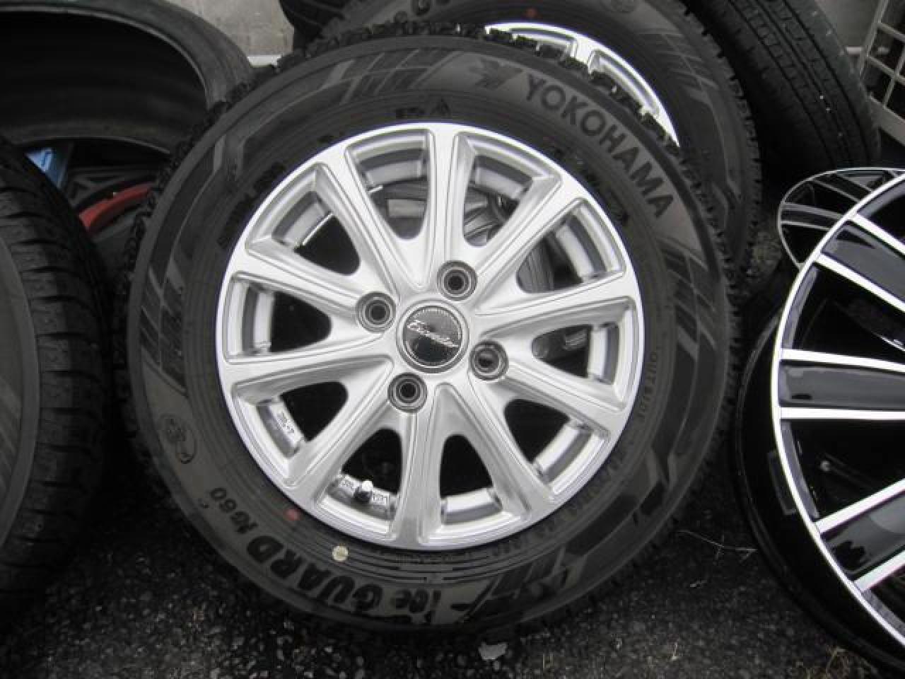 HOT STUFF Exceeder E02+YOKOHAMA iceGUARD iG60 155/70R13 75Q | カー用品 スタッドレスタイヤホイールセット 13インチスタッドレス ...