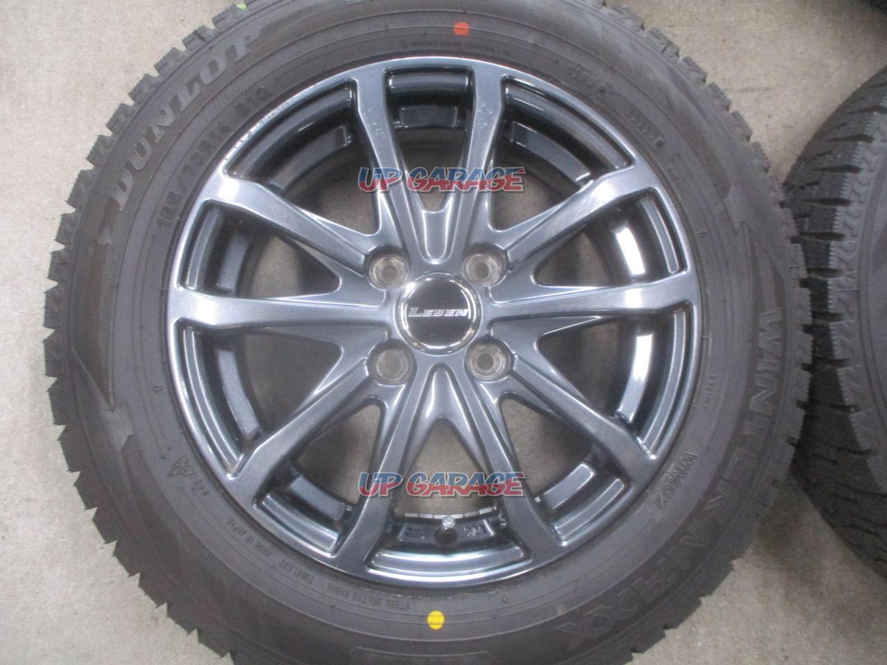 AUTOBACS LEBEN LH + DUNLOP WINTER MAXX WM02 | カー用品 スタッドレスタイヤホイールセット 14 ...
