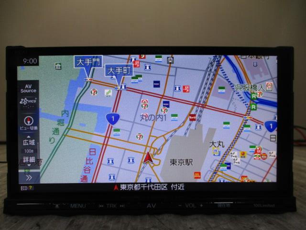 【Bluetooth対応!】スバル純正OP MITSUBISHI NR-MZ100-FJ 7インチ フルセグメモリーナビ 2015年モデル ...