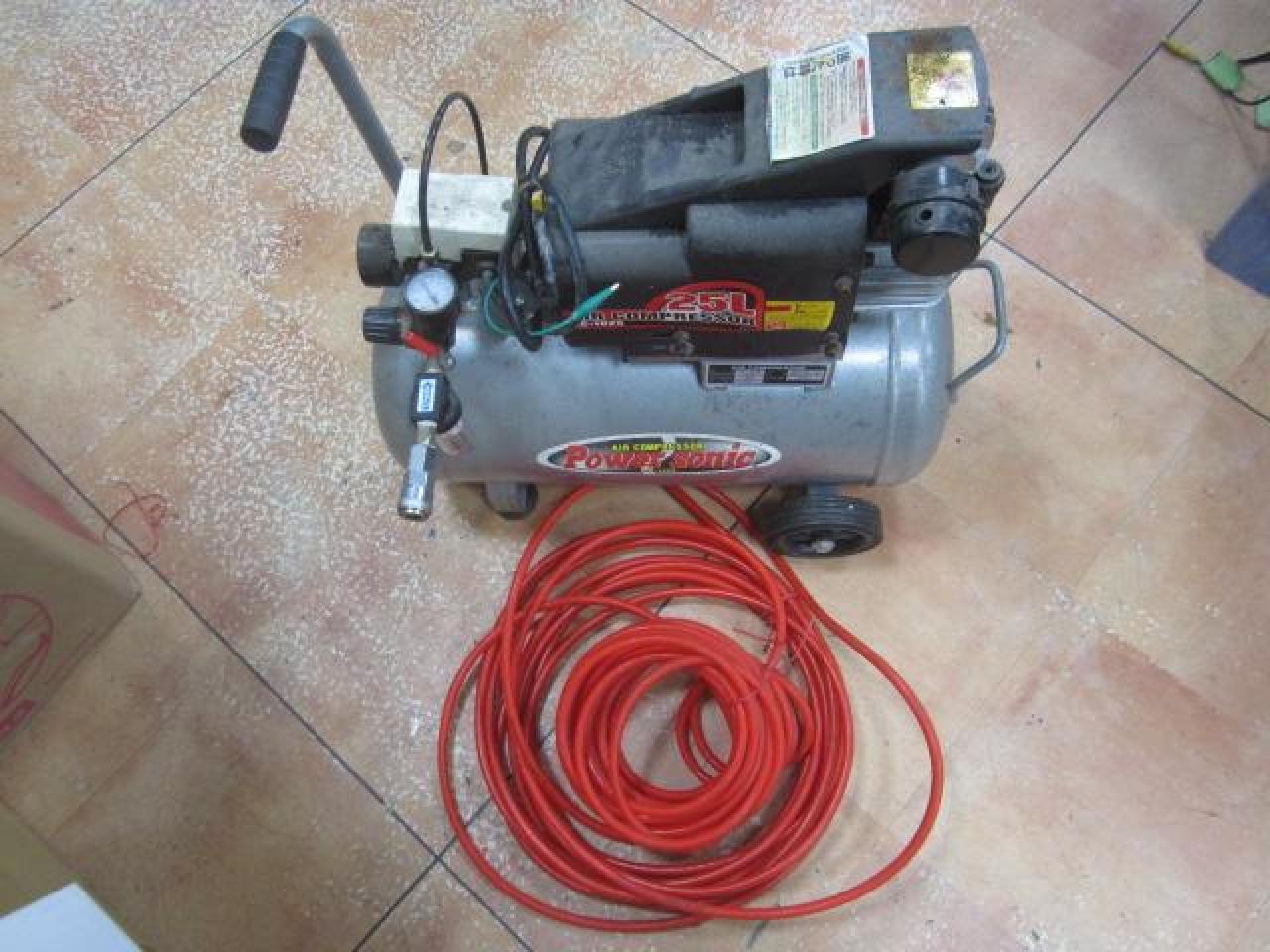 Power sonic オイル式エアーコンプレッサー RC-1025 | カー用品 メンテナンス 工具を通販で購入する | 中古カー＆バイク用品の販売ならアップガレージ