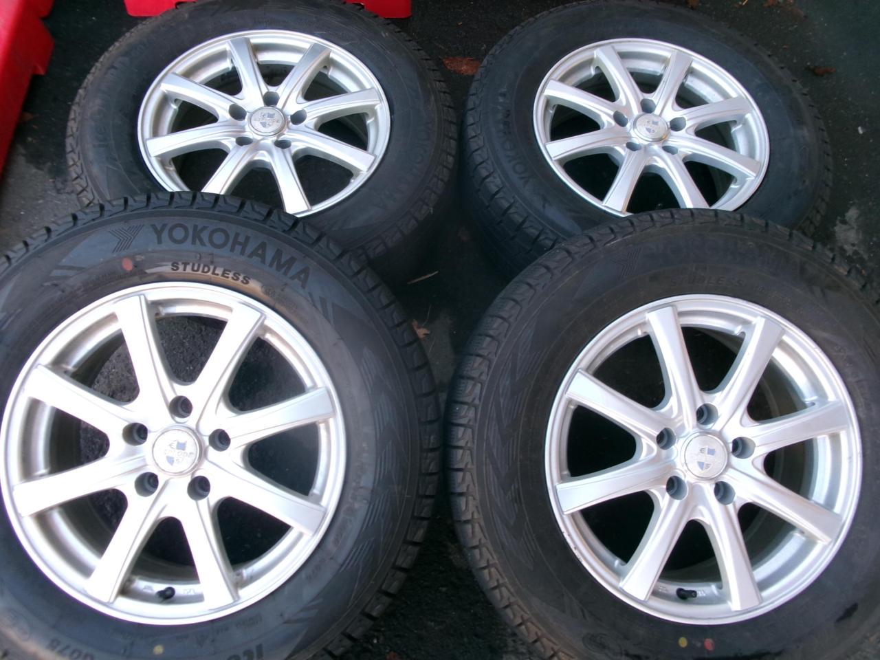 YOKOHAMA iceGUARD G075 + BIG WAY EXPLODE S8 | カー用品 スタッドレスタイヤホイールセット 16インチスタッドレスタイヤホイールセットを通販で購入 ...