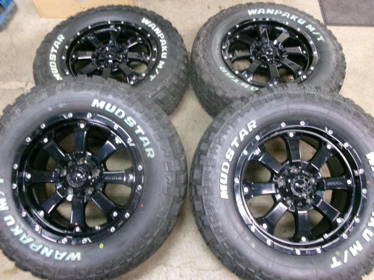 TRISTAR INTERNATIONAL(トライスターインターナショナル) MKW MK-46 + MUDSTAR WANPAKU M/T | カー用品 タイヤホイールセット 16インチ ...