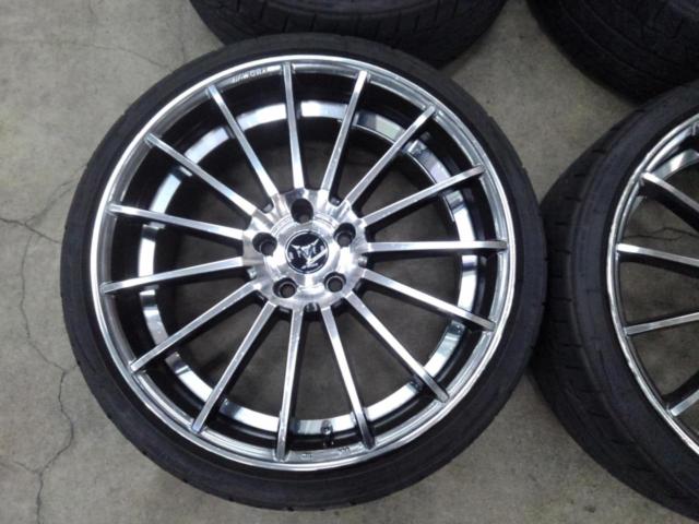 WORK(ワーク)RYVER(レイバー) F015+ NITTO NT555G2 | カー用品 タイヤホイールセット 20インチタイヤホイール ...