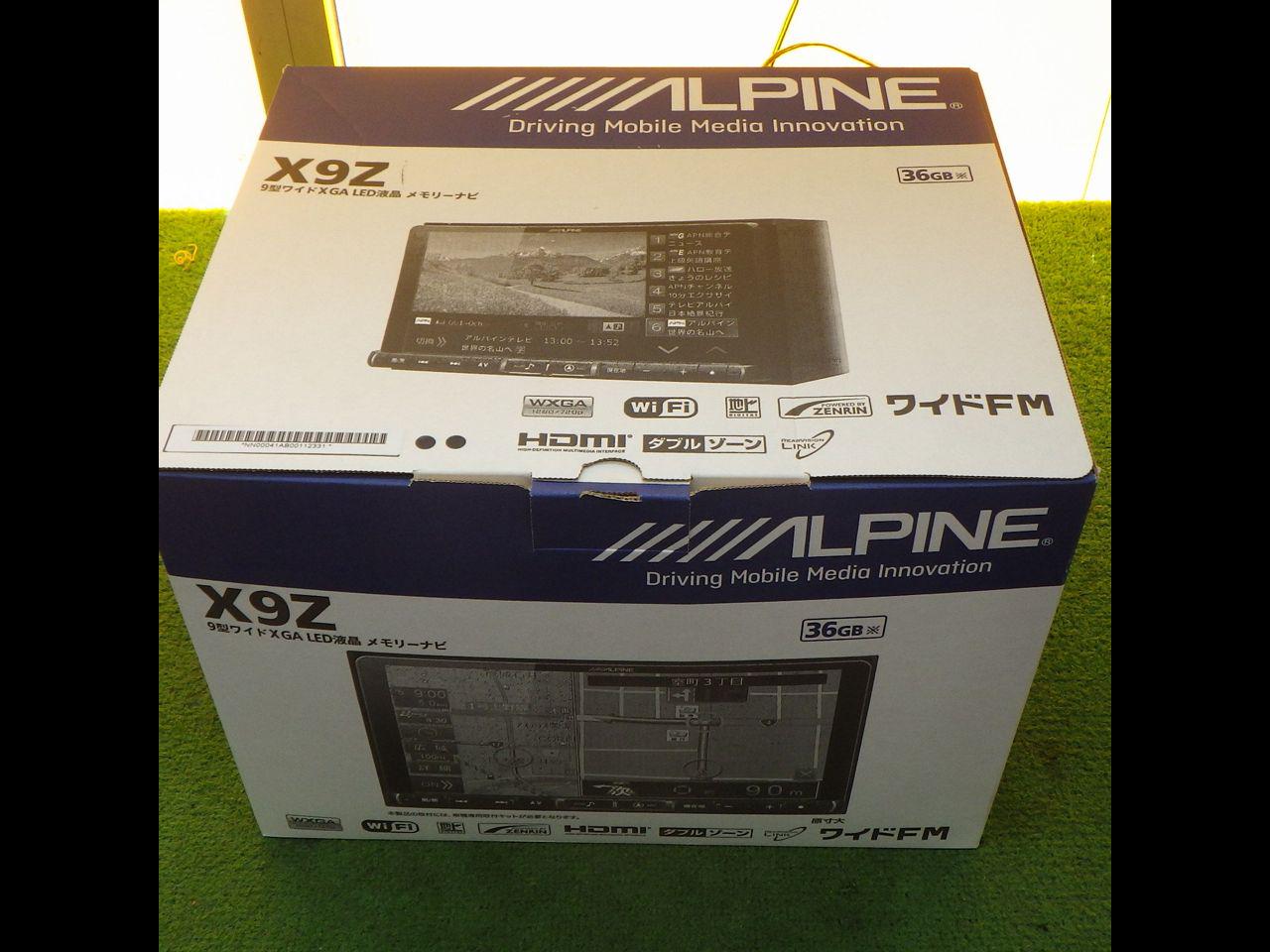 【令和6年7月プライスダウン♪】ALPINE(アルパイン) X9Z | カー用品 カーナビ(地デジ） AV一体メモリーナビ（地デジ）を通販で購入する | 中古カー＆バイク用品の販売ならアップガレージ