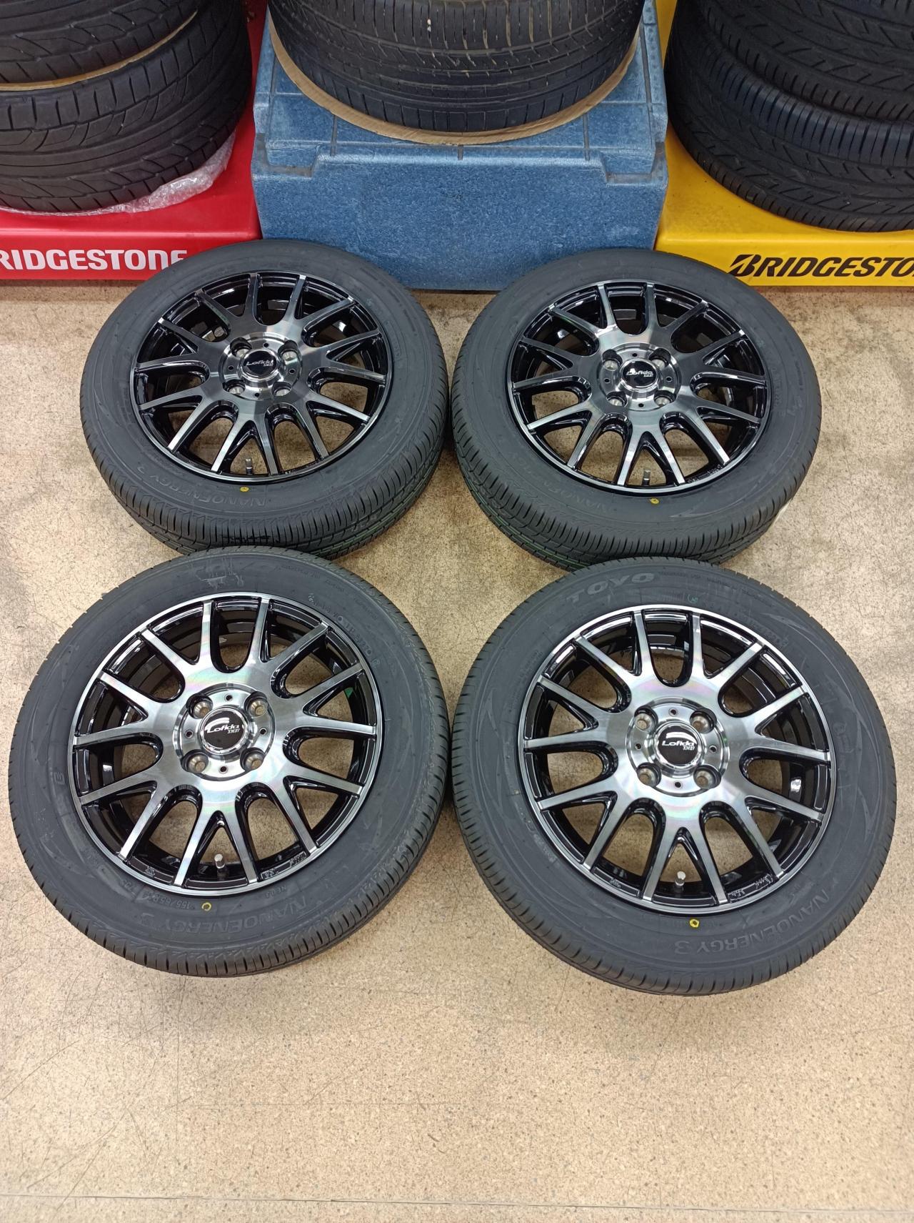 DUNLOP Lofida XM27 + TOYO NANOENERGY3 75Q | カー用品 タイヤホイールセット 14インチタイヤ ...
