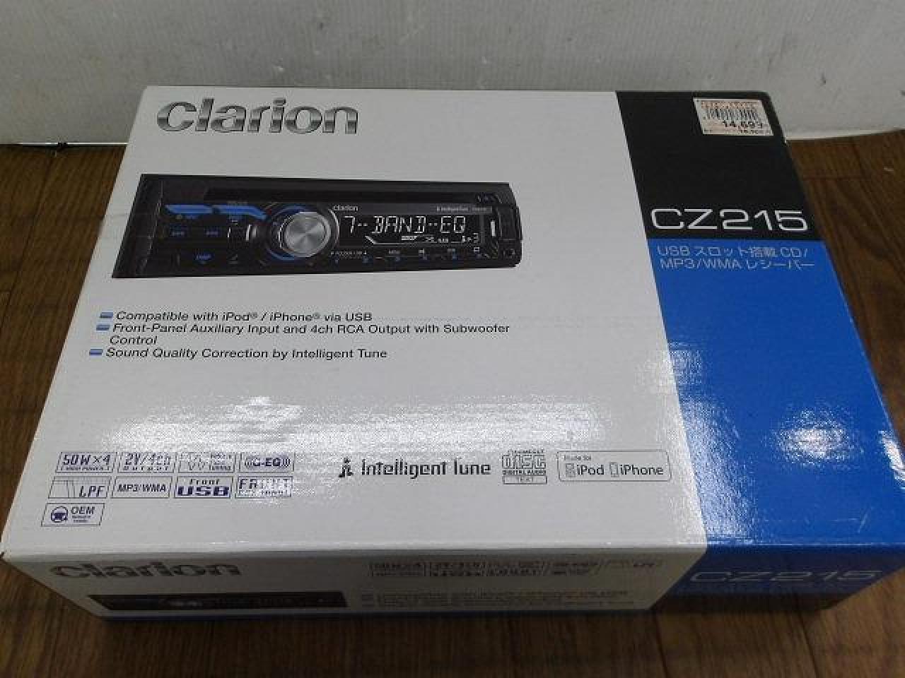 Clarion CZ215 | 新古品 | アップガレージ 大阪門真店 | カー用品 ヘッドユニット CDチューナーを通販で購入する | 中古カー＆バイク用品の販売ならアップガレージ