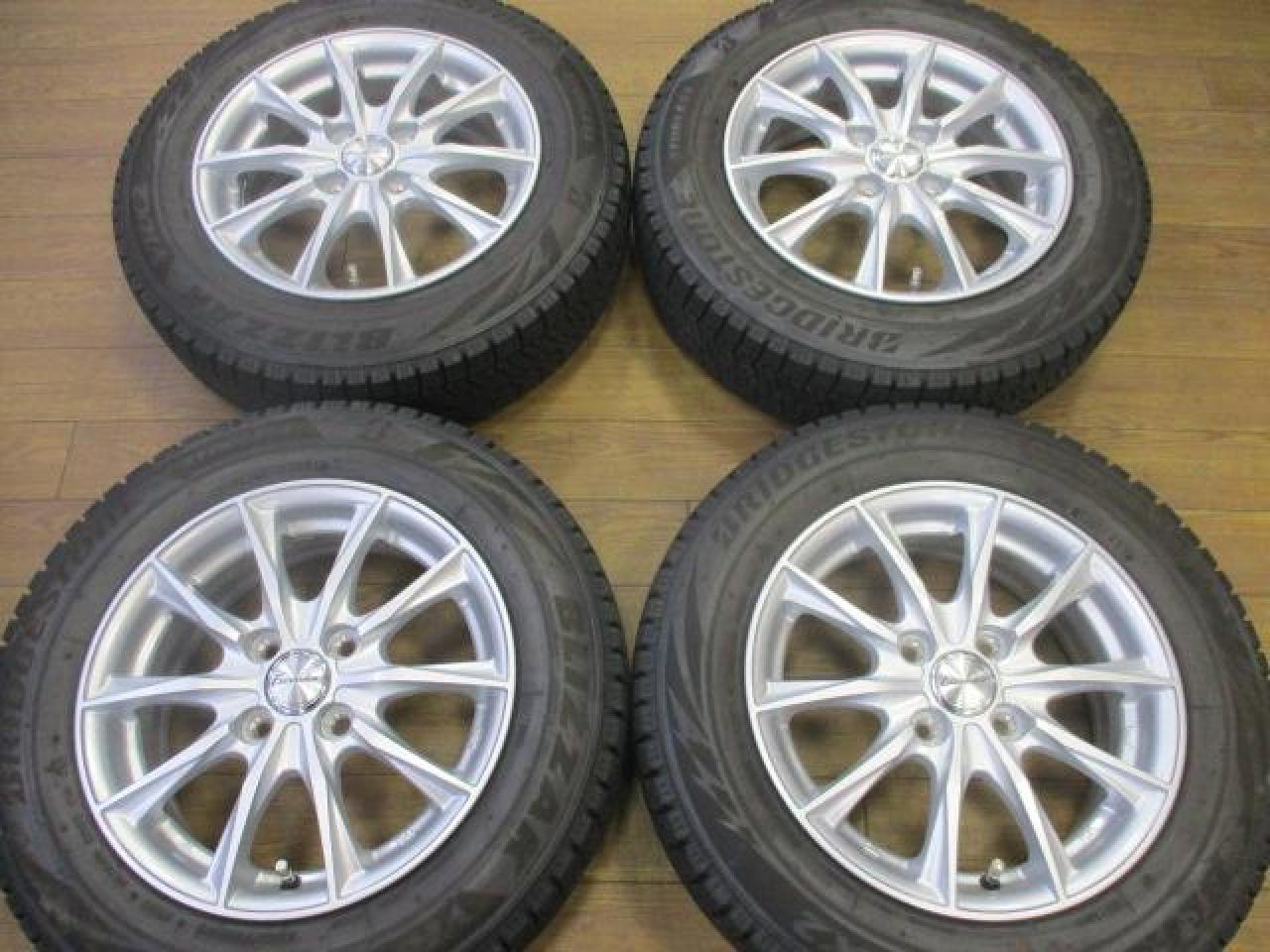 HOT STUFF Exceeder E06 + BRIDGESTONE BLIZZAK VRX2(2021年製造) | カー用品 スタッドレスタイヤホイールセット 14インチスタッドレス ...