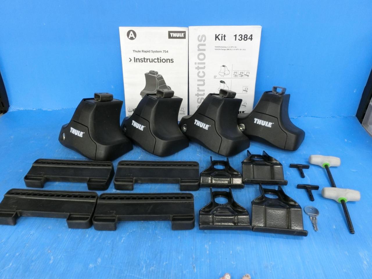 THULE ラピッドシステム 754 + スクエアバー + KIT 1384 | カー用品 キャリアを通販で購入する | 中古カー＆バイク用品 ...