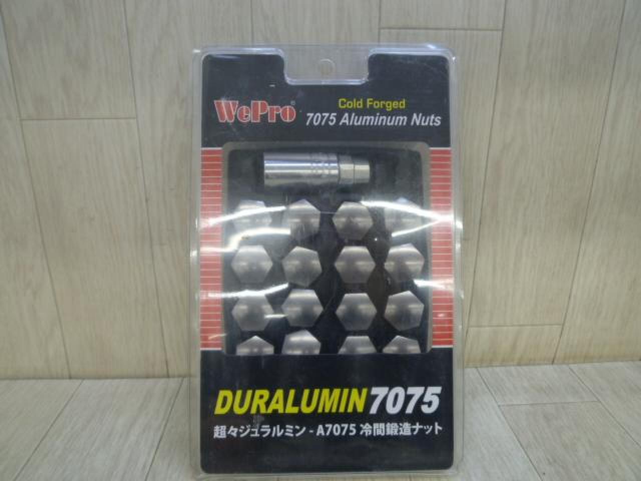 【WePro】 7075 超々ジュラルミン冷間鍛造ナット 20個 M12xP1.5 | 中古品 | アップガレージ 愛知西尾店 | カー用品 タイヤホイール関連 取付ナットを通販で購入する ...